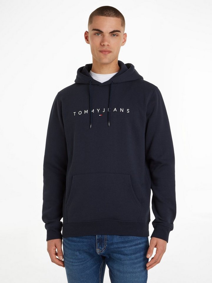Tommy Jeans Kapuzensweatshirt Tjm Reg Linear Logo Hoodie Ext Mit Kordel