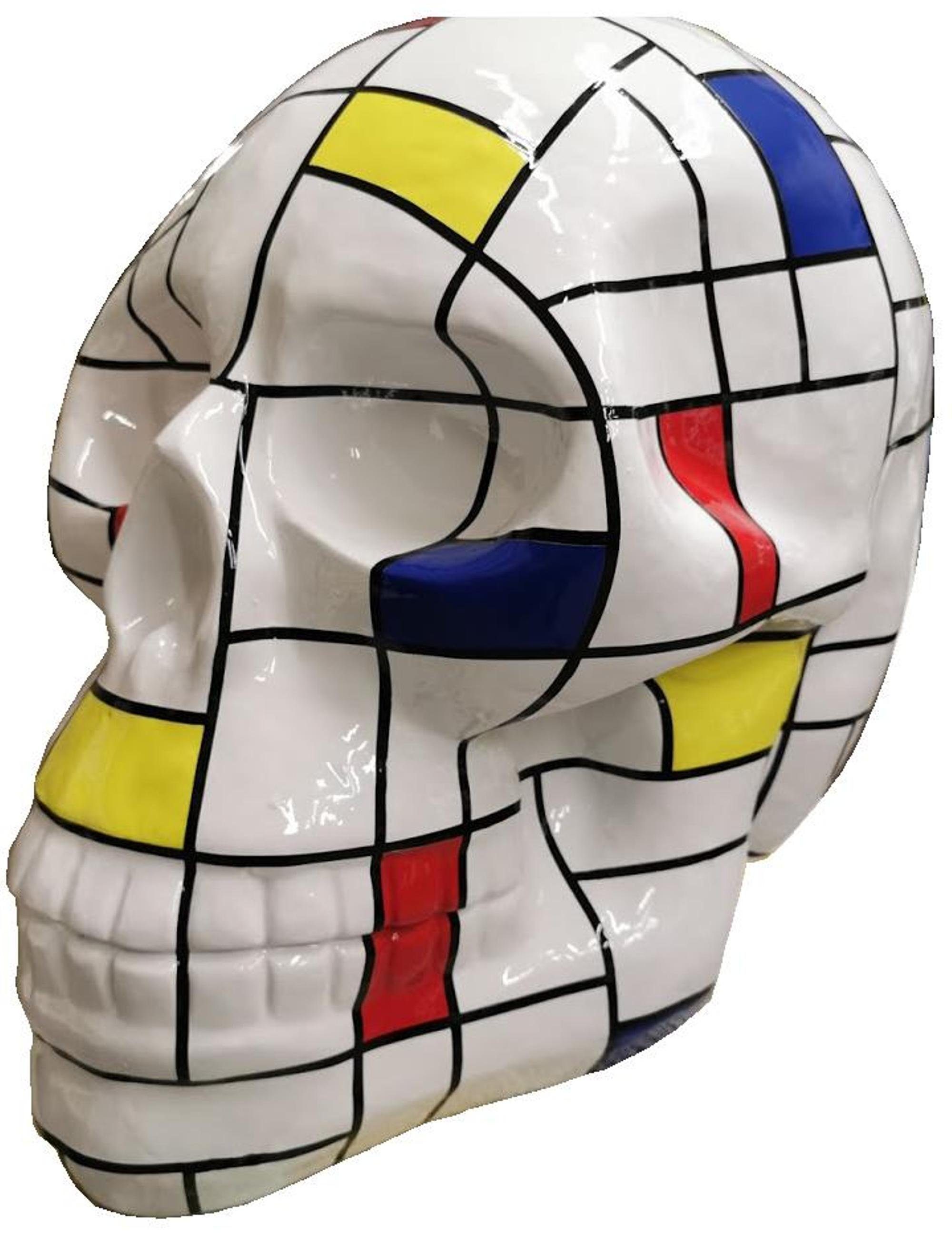 Jvmoebel Gartenfigur Schädel Figur Moderne Figuren Dekoration Deko