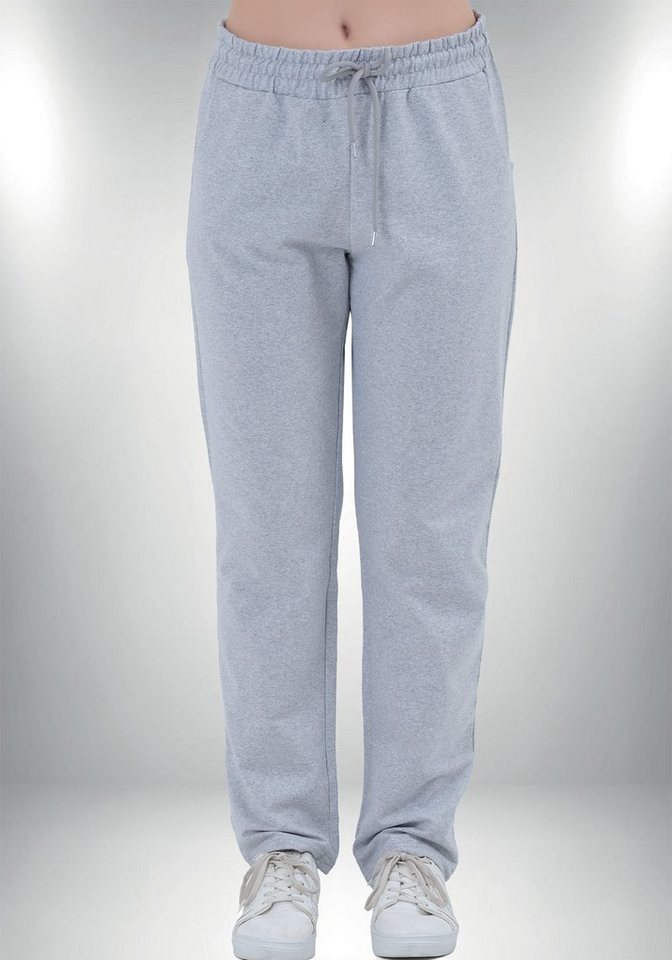 Ross Camp Sweathose Jogginghose Damen 1 Tlg Lycra Slim Fit Baumwolle