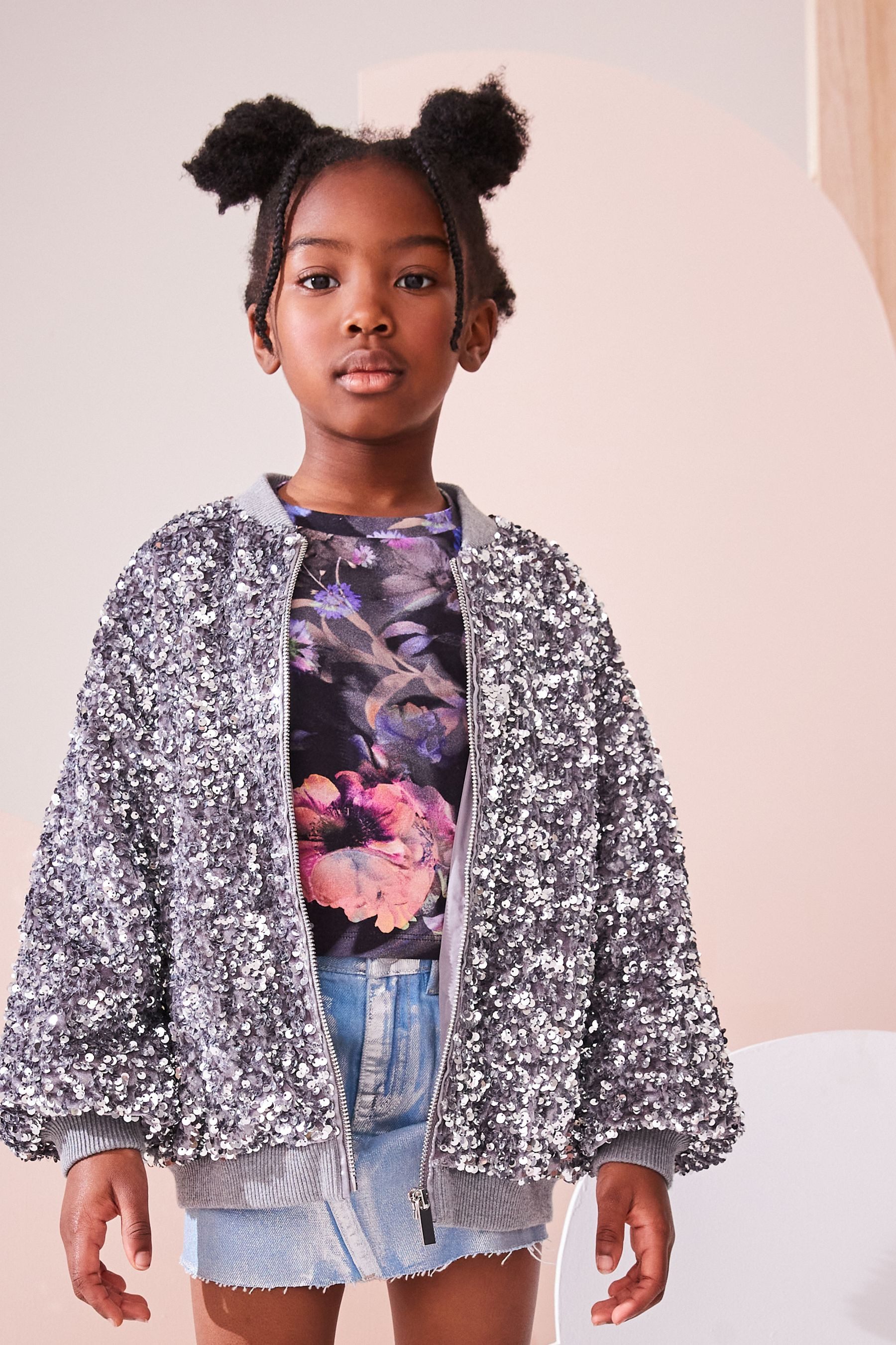 Next Blouson Bomberjacke Mit Pailletten 1 St Get The Next Look
