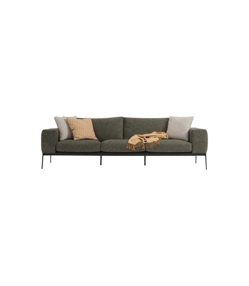 Jvmoebel 2 Sitzer Zweisitzer Sofa 2 Sitzer Stoff Grün Modern Design