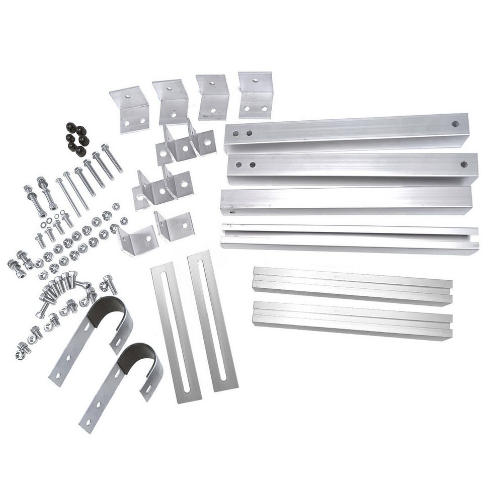 Gliese Verstellbar Aluminium Balkon Montage Set Solarmodul Halterung Set