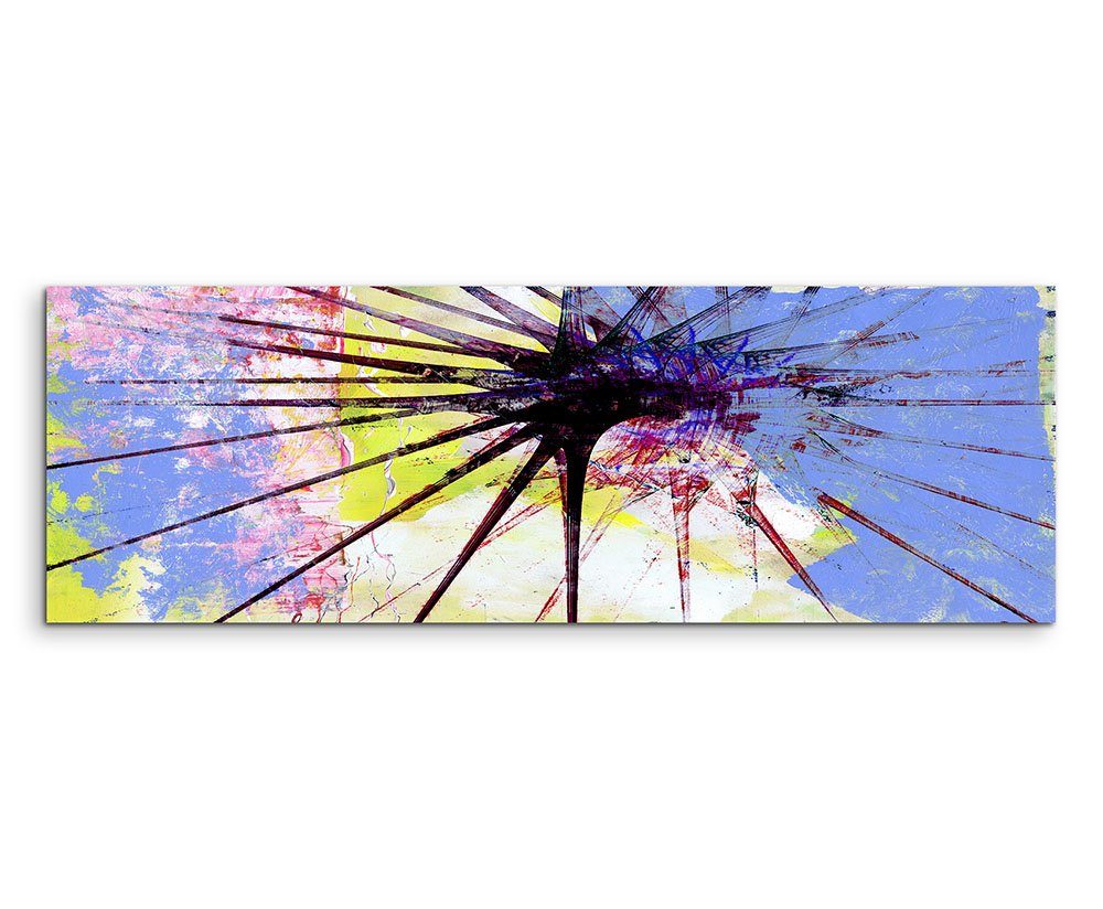 Sinus Art Leinwandbild Abstraktes Panoramabild 1174 150x50cm