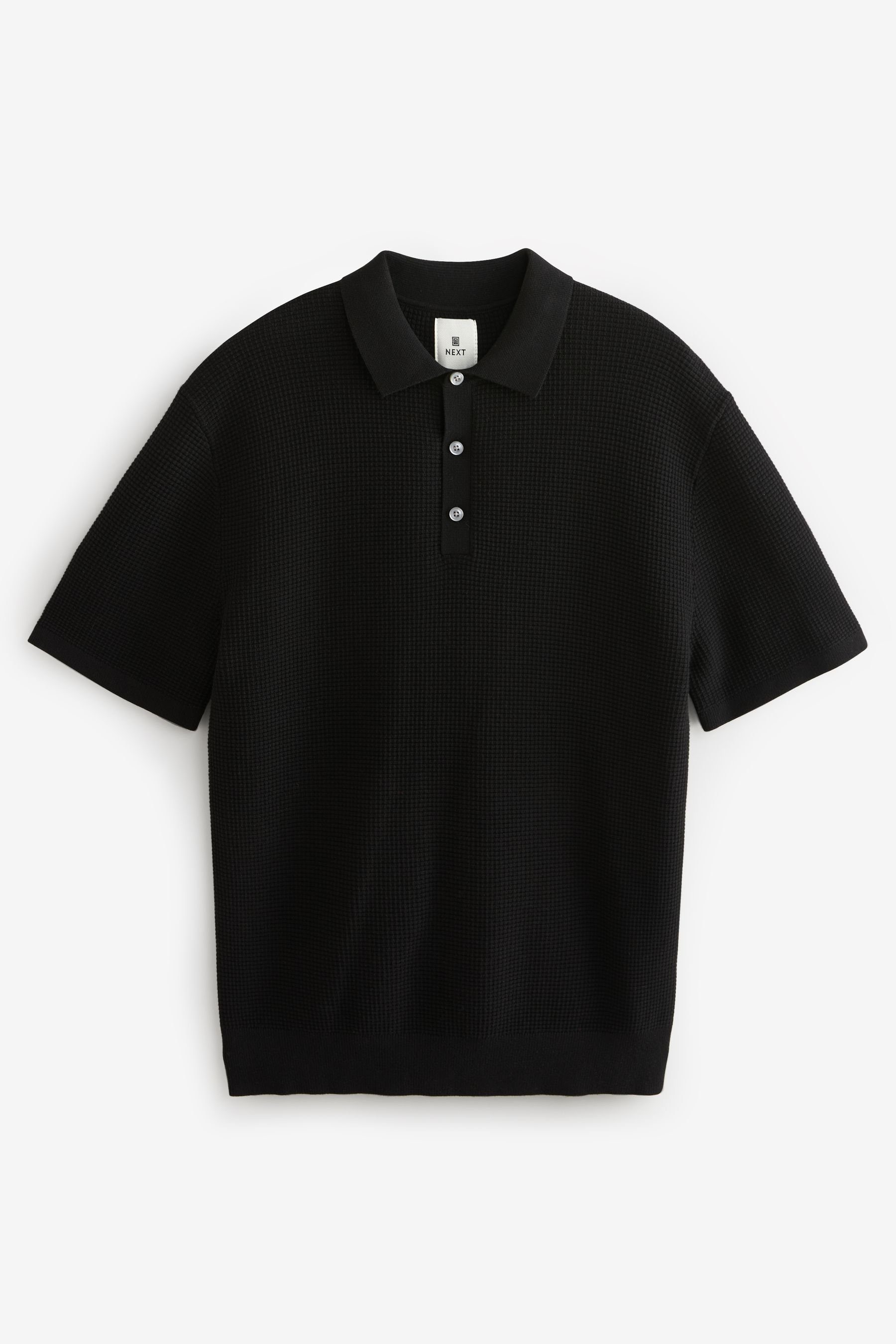 Next Polokragenpullover Regular Fit Kurzarm Poloshirt Mit