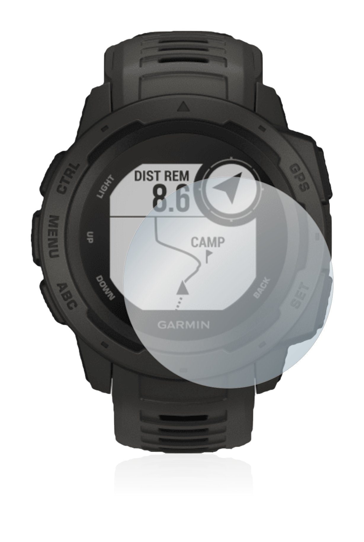 Savvies Panzerglas Für Garmin Instinct Tactical Edition