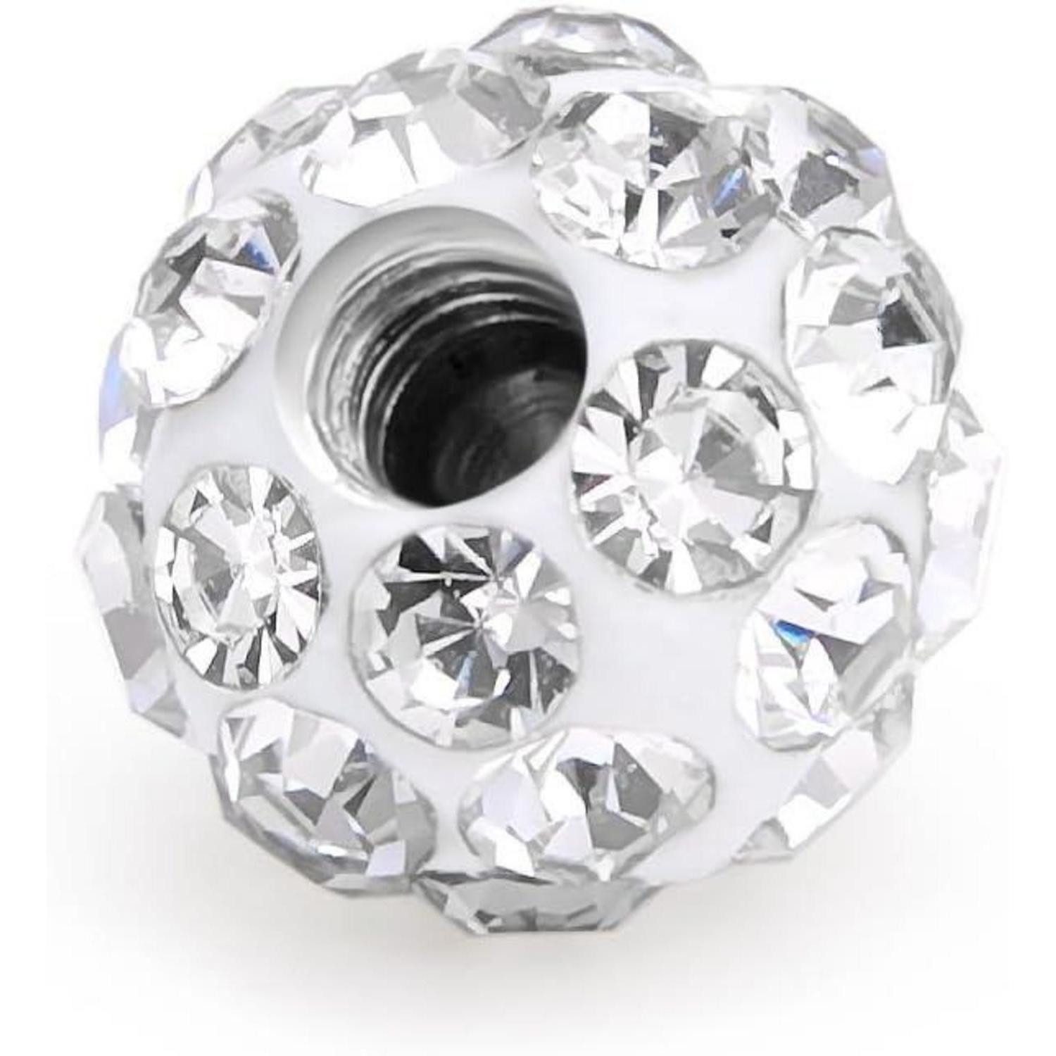 MODRSA Piercing-Set 16G Chirurgenstahl Curved Barbell Piercing Set ...