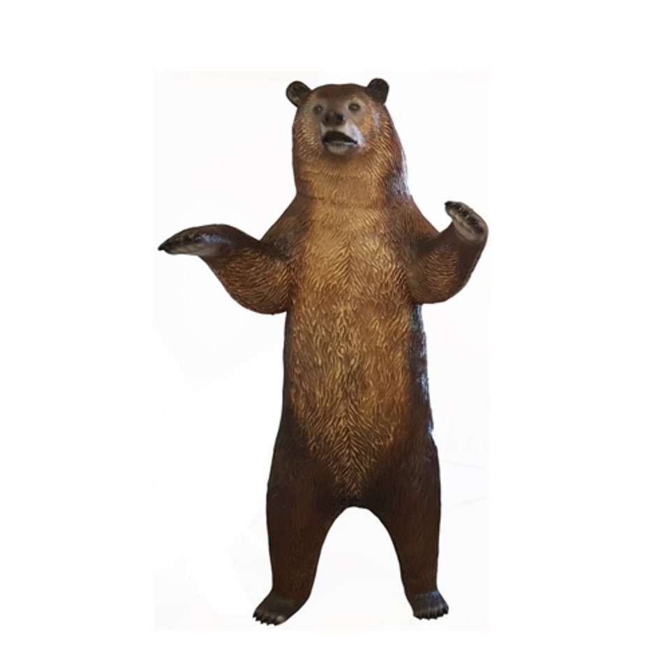 Jvmoebel Skulptur Bär Lebensgroße Figur Dekoration Statuen Skulptur