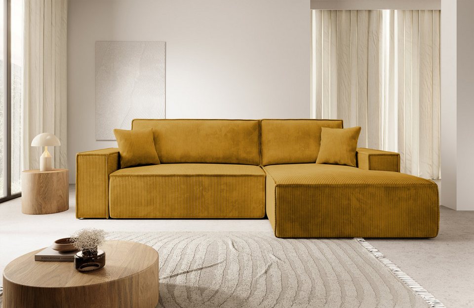 Db Möbel Ecksofa Fario Schlafsofa Mit Schlaffunktion Und Bettkasten