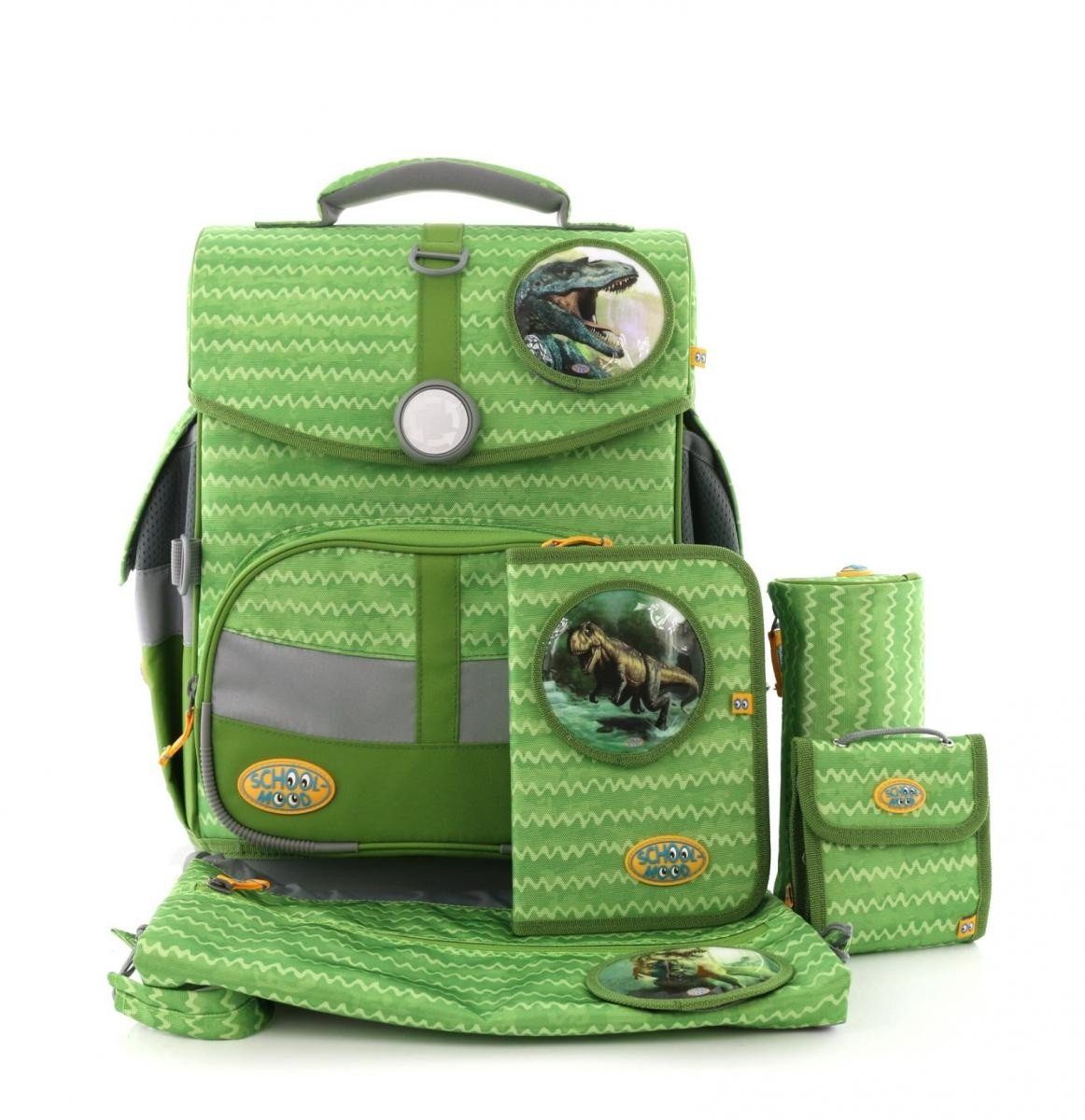 SCHOOL-MOOD® Schulranzen Timeless Eco 6tlg. benjamin, Material: PET