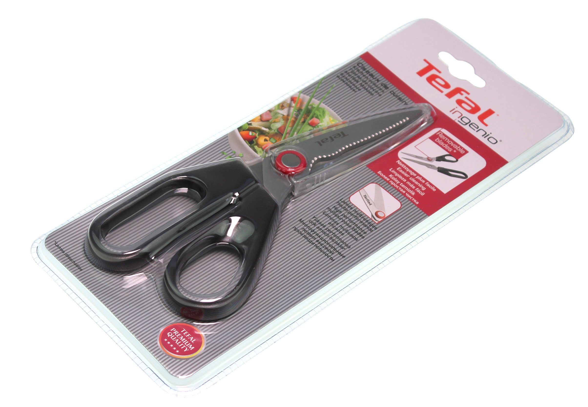 Tefal Geflügelschere Tefal K2071314 Küchenschere Ingenio, abnehmbaren ...