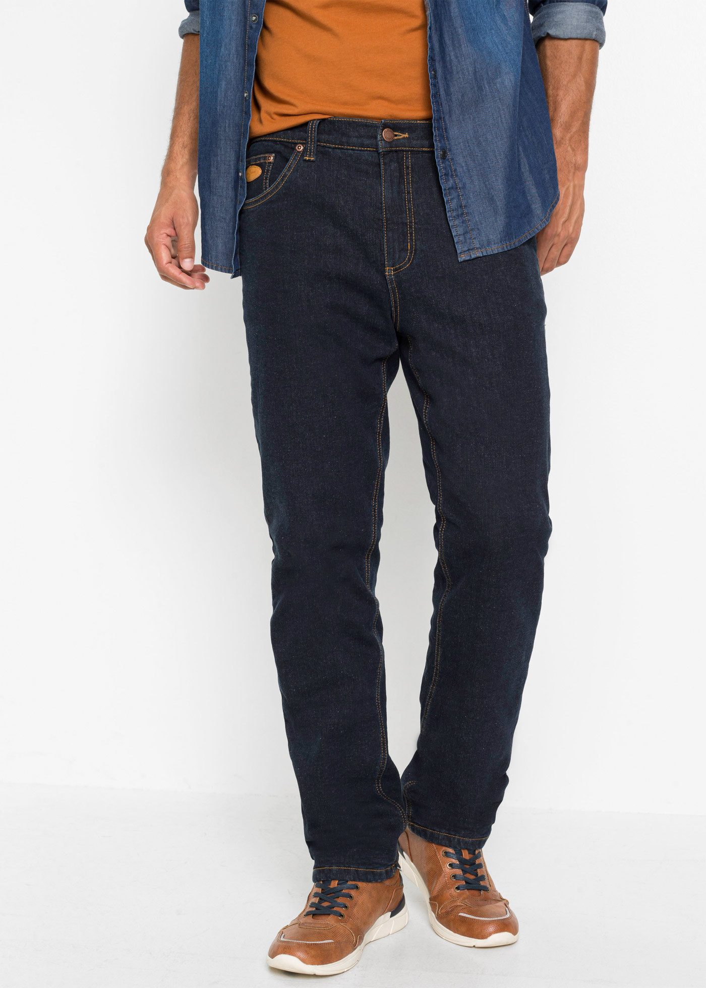 bonprix Gerade Jeans klassische Passform, mit Stretch-Anteil, mit ...