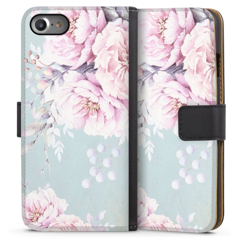 Deindesign Handyhülle Blume Pastell Wasserfarbe Watercolour Flower
