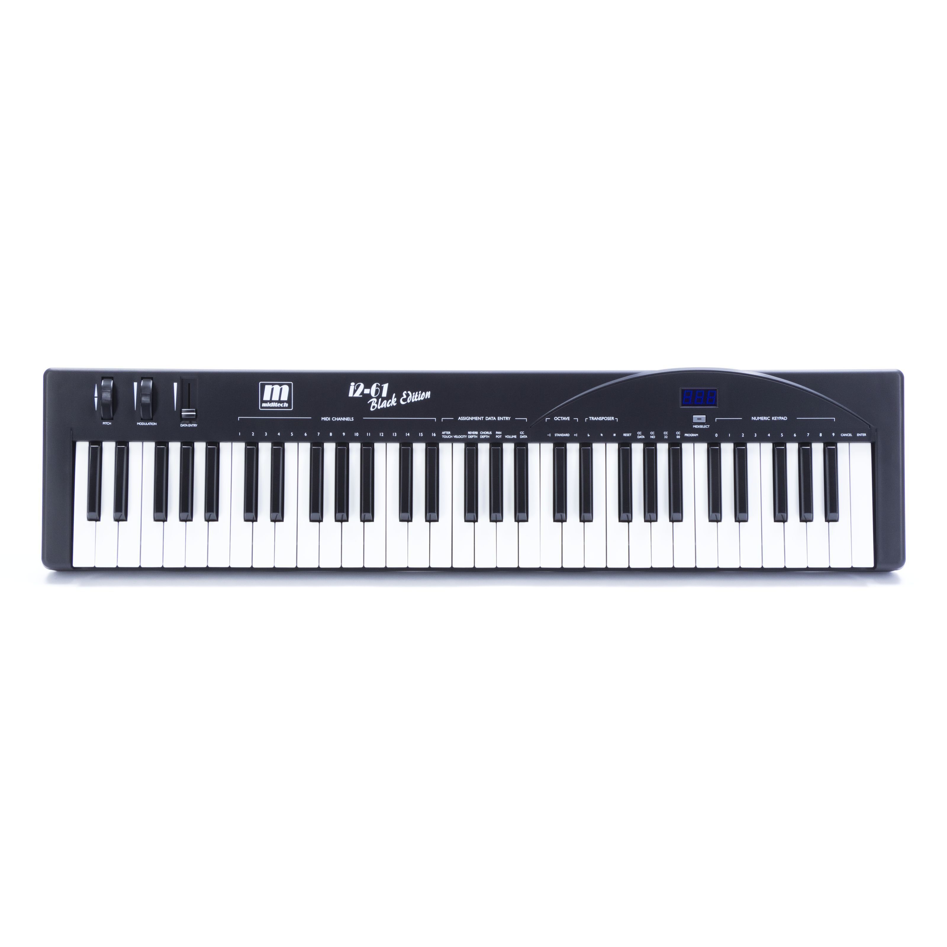 Miditech Masterkeyboard (i2-61 Black Edition), i2-61 Black Edition ...