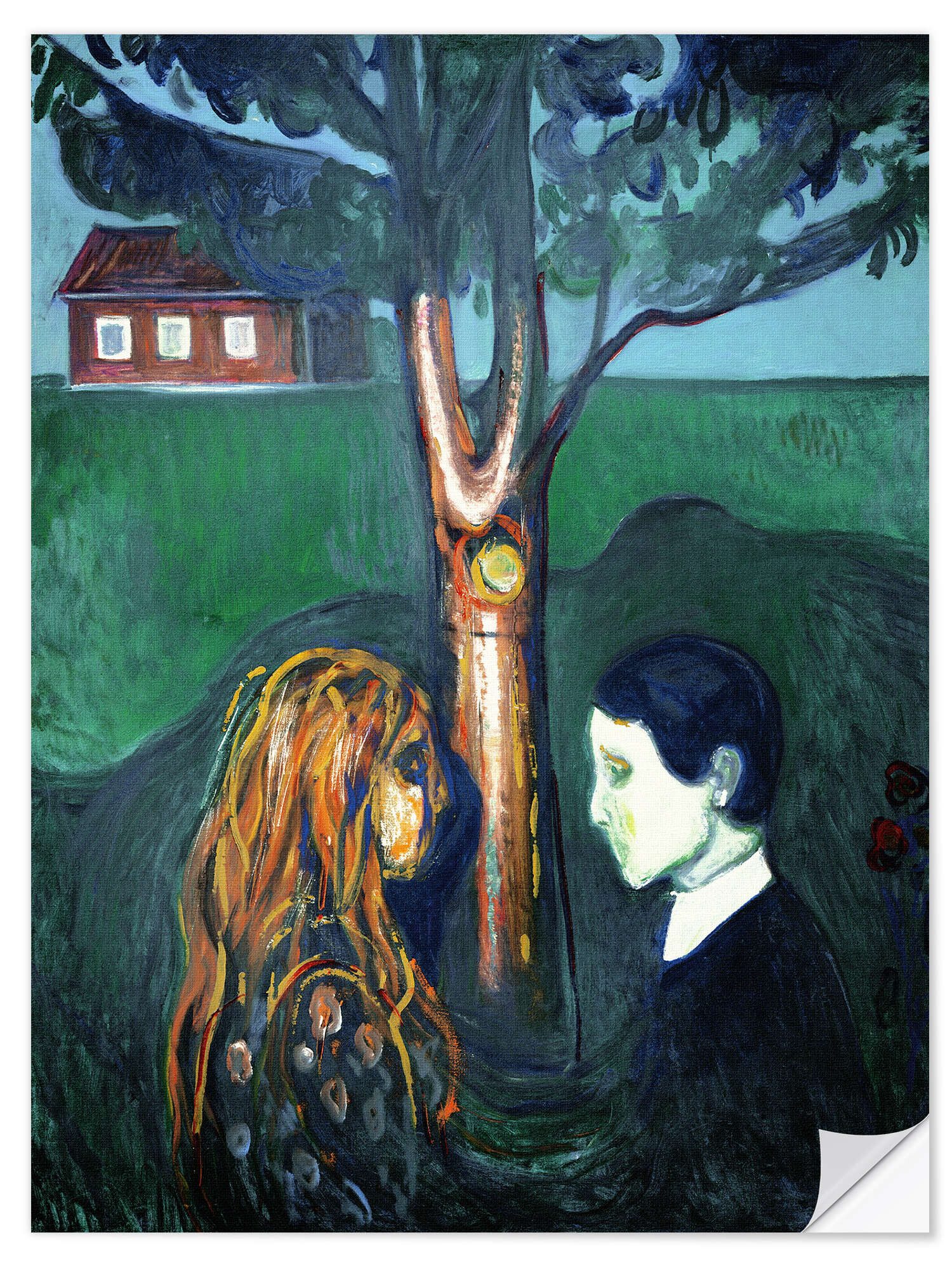 Posterlounge Wandfolie Edvard Munch Aug In Aug Malerei