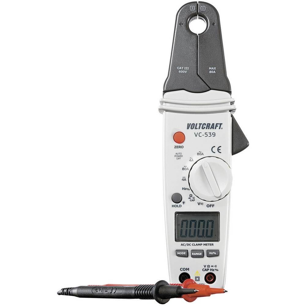 VOLTCRAFT Multimeter AC/DC-Kriechstrom-Zangenmessgerät, Phasenprüfer