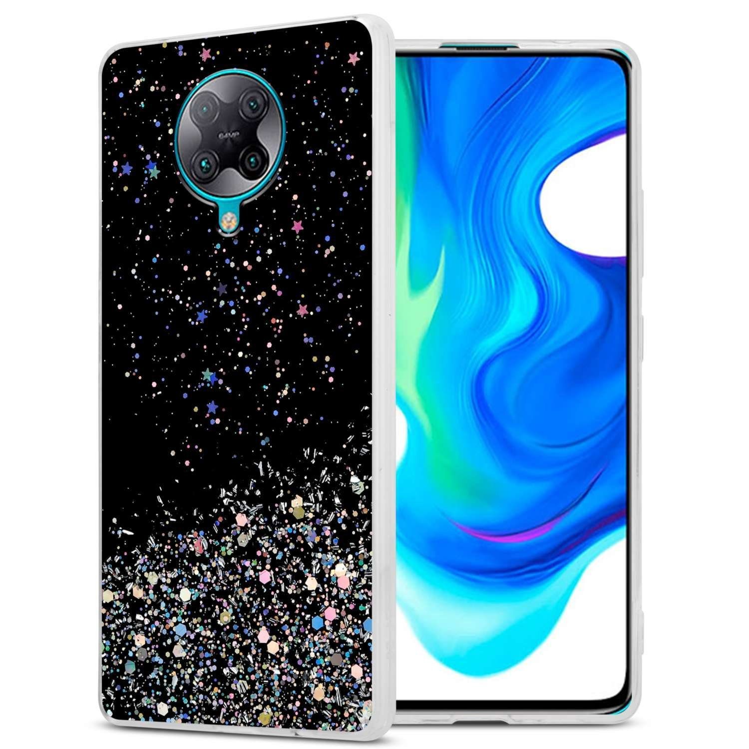 Cadorabo Handyhülle Tpu Funkelnder Glitter Xiaomi Poco F2 Pro Flexible