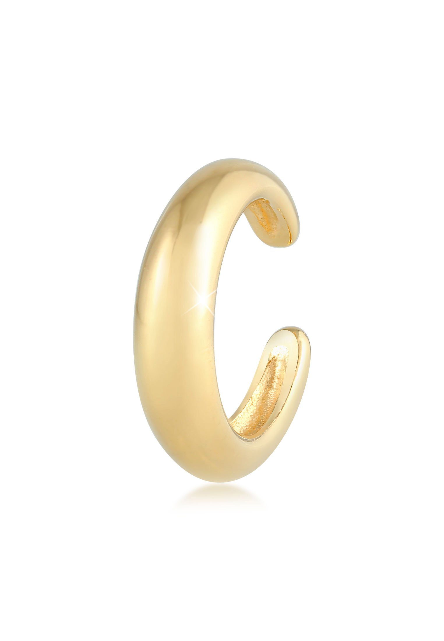 Elli Ohrklemme Earcuff Single Markant Basic Look 925 Silber