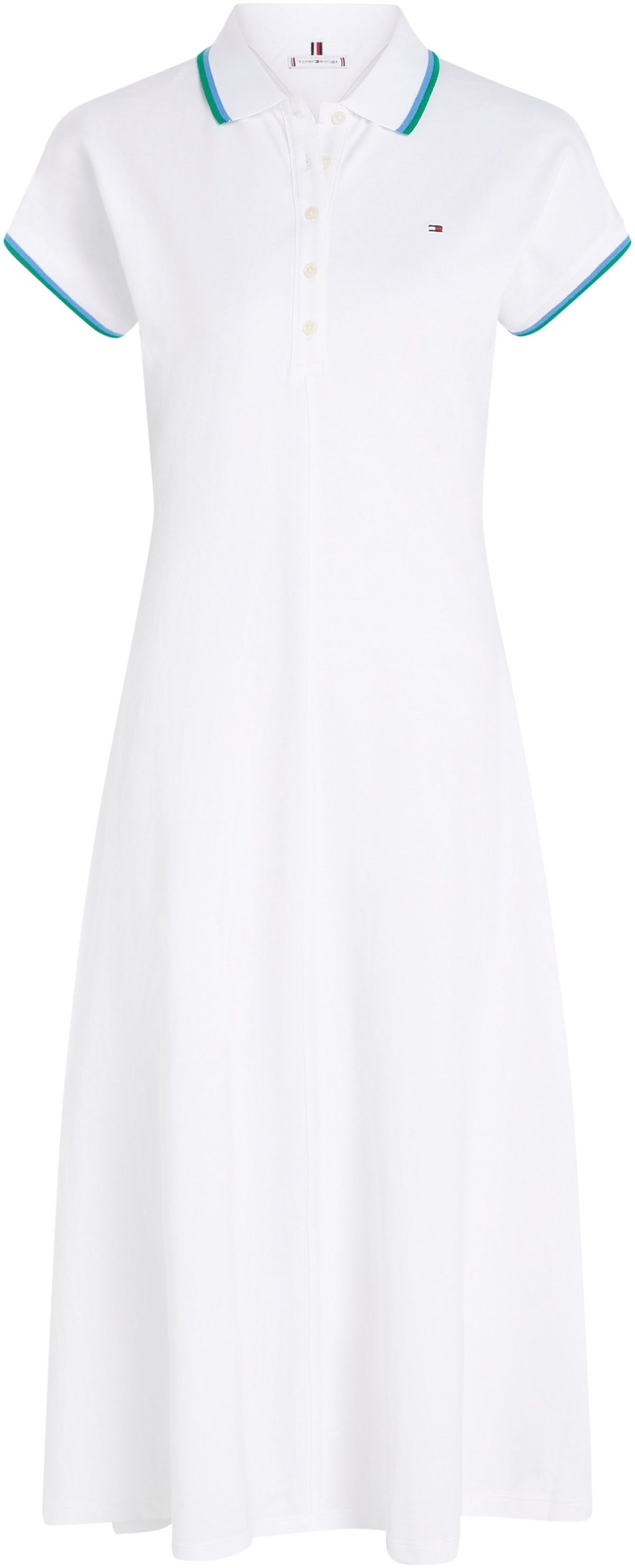 Tommy Hilfiger Polokleid Fandf Stp Slv Knee Polo Dress Mit