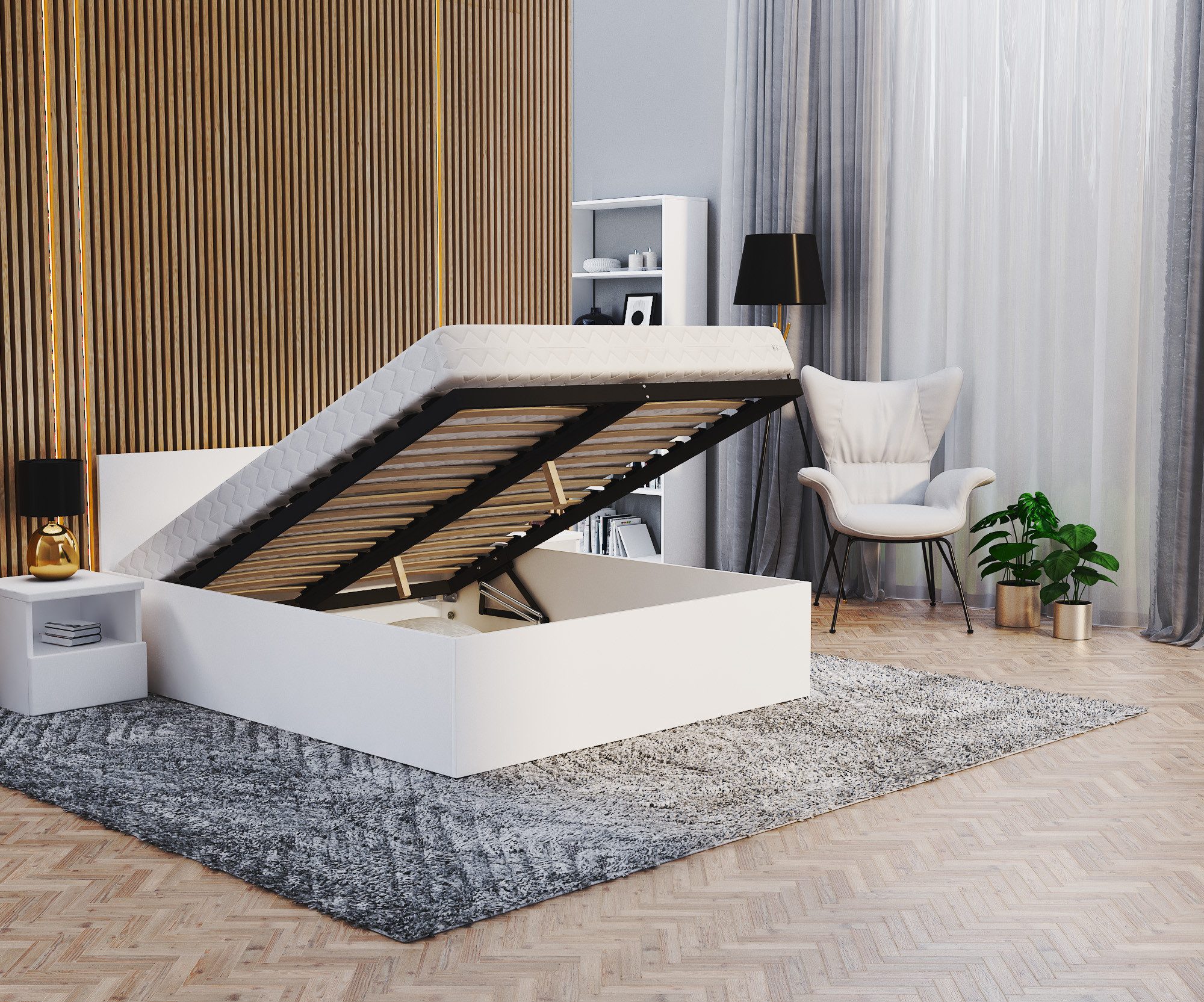 Bett Mit Bettkasten 120x200