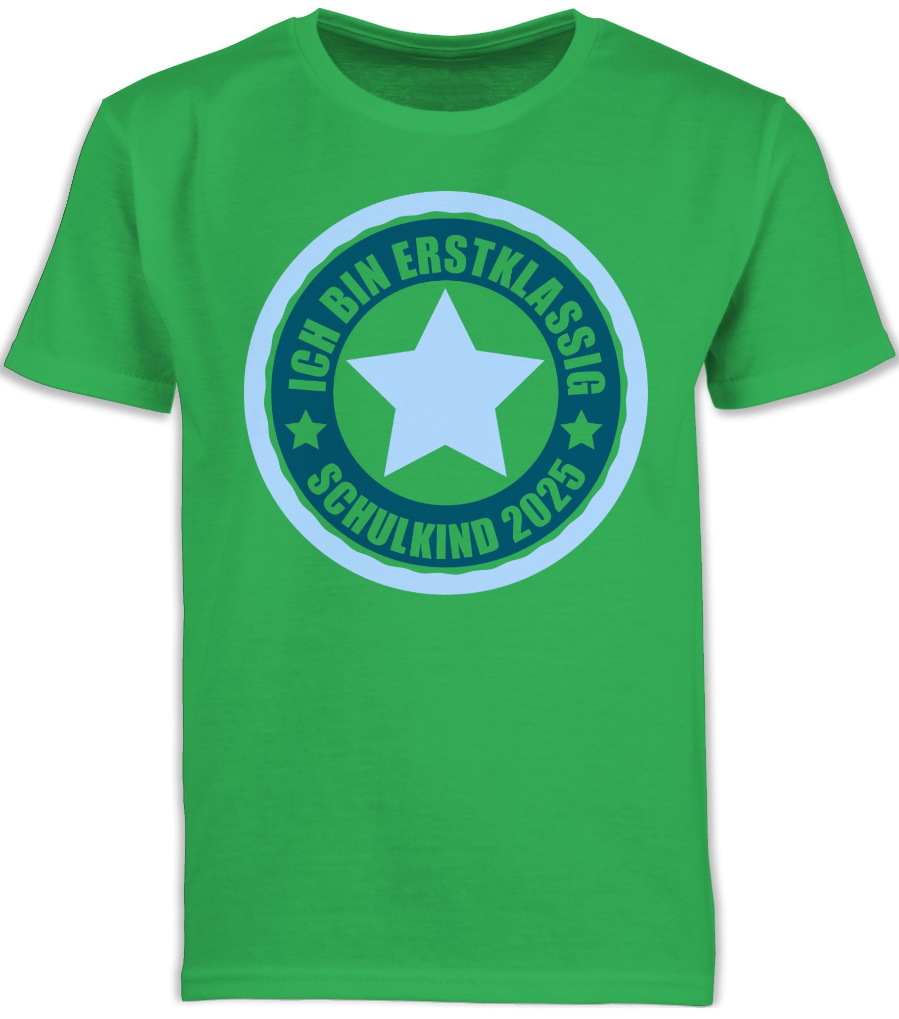 Shirtracer T-Shirt Ich bin erstklassig Schulkind 2025 Einschulung Junge Schulanfang Geschenke ...