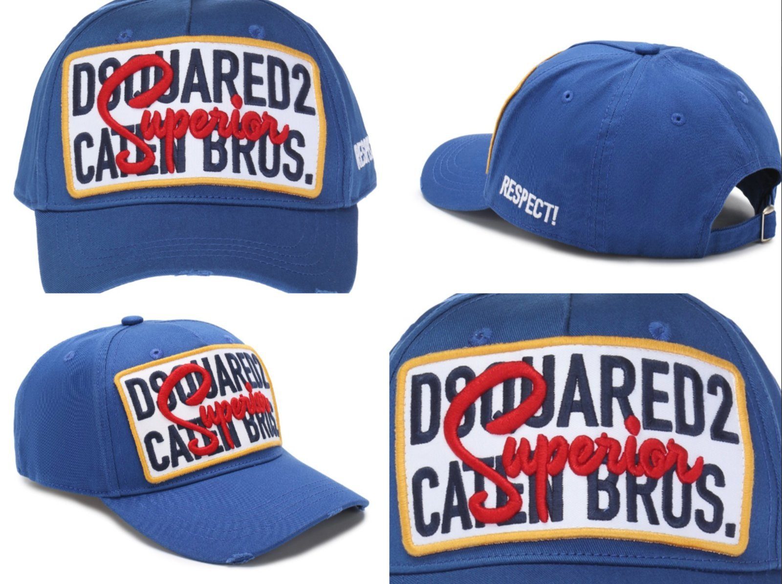 Dsquared2 Baseball Cap Dsquared2 Iconic Superior Caten Bros Baseballcap ...