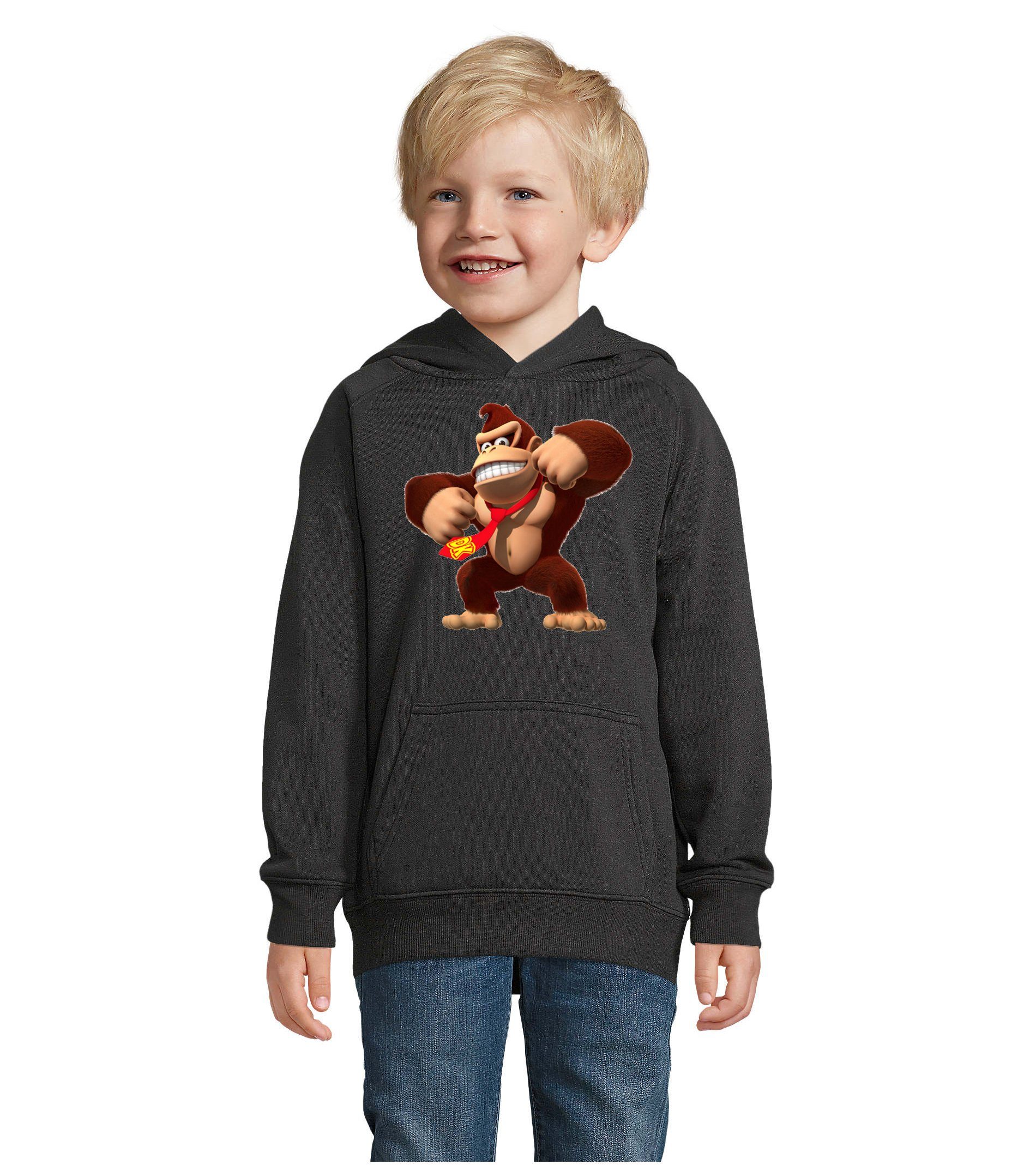 Blondie & Brownie Hoodie Kinder Jungen & Mädchen Donkey Kong Gorilla ...