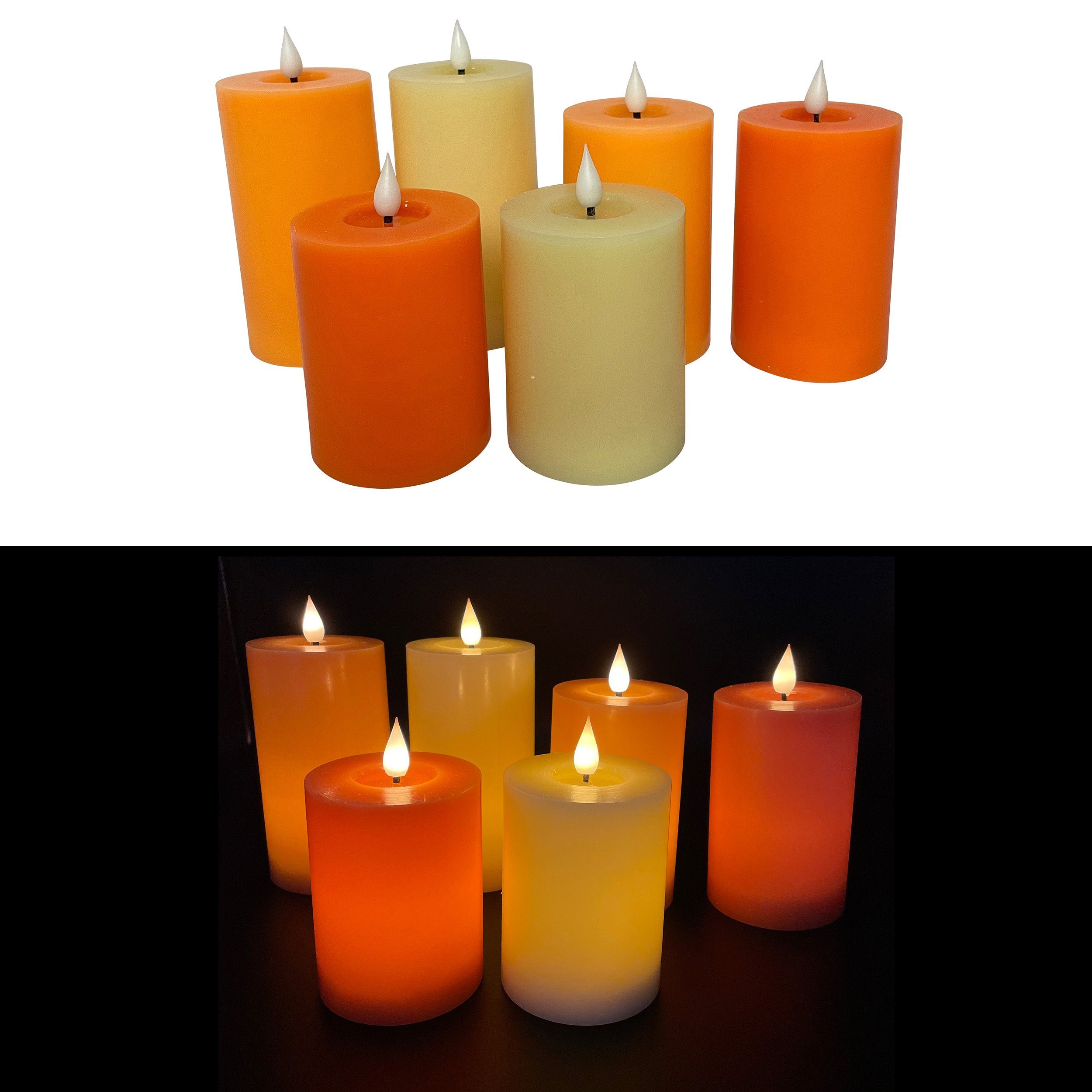 Online Fuchs Led Kerze 6er Set Aus Echtwachs In 3 Größen Farbe Wählbar