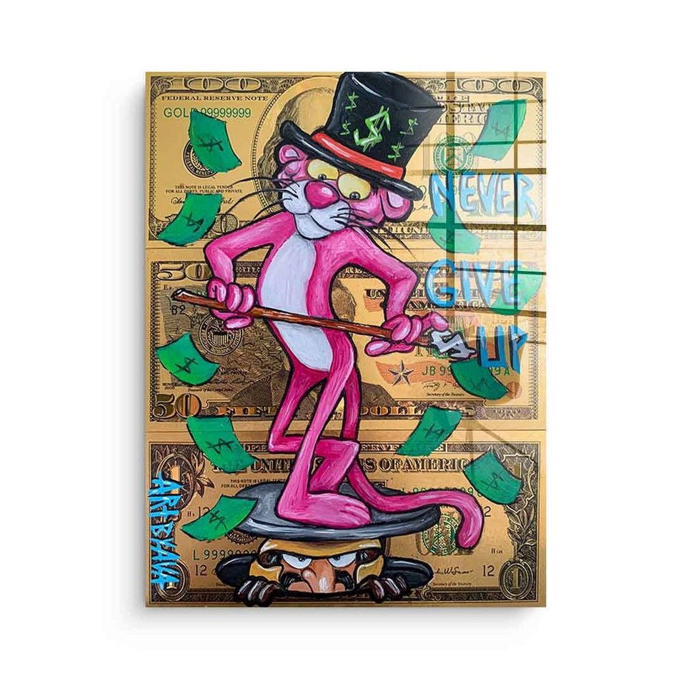 Dotcomcanvas® Acrylglasbild Rich Panther Acrylglas Acrylglasbild
