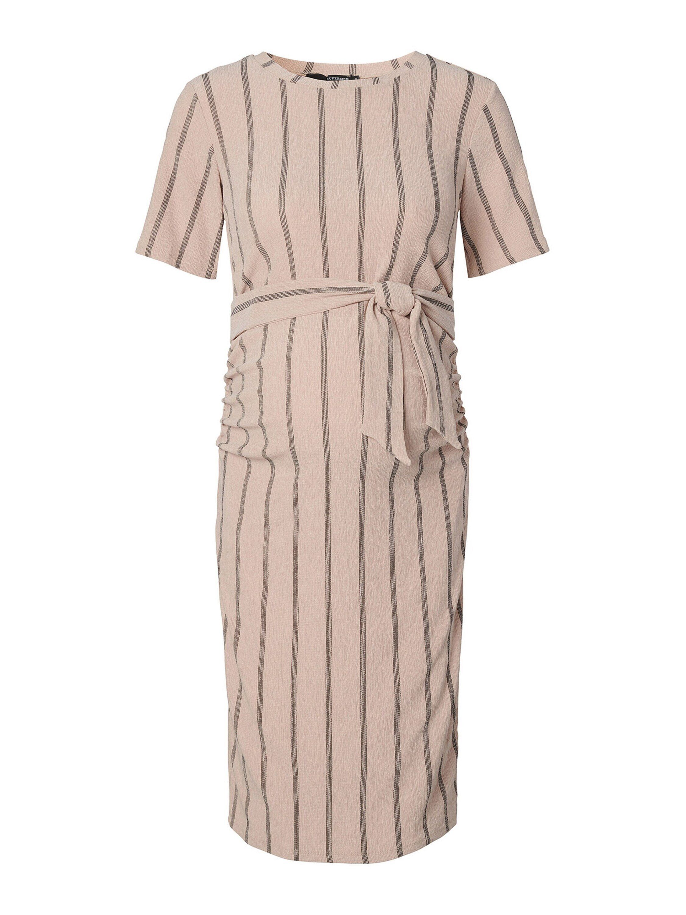 Supermom Umstandskleid Stripe (1-tlg), Zum Knoten/Binden