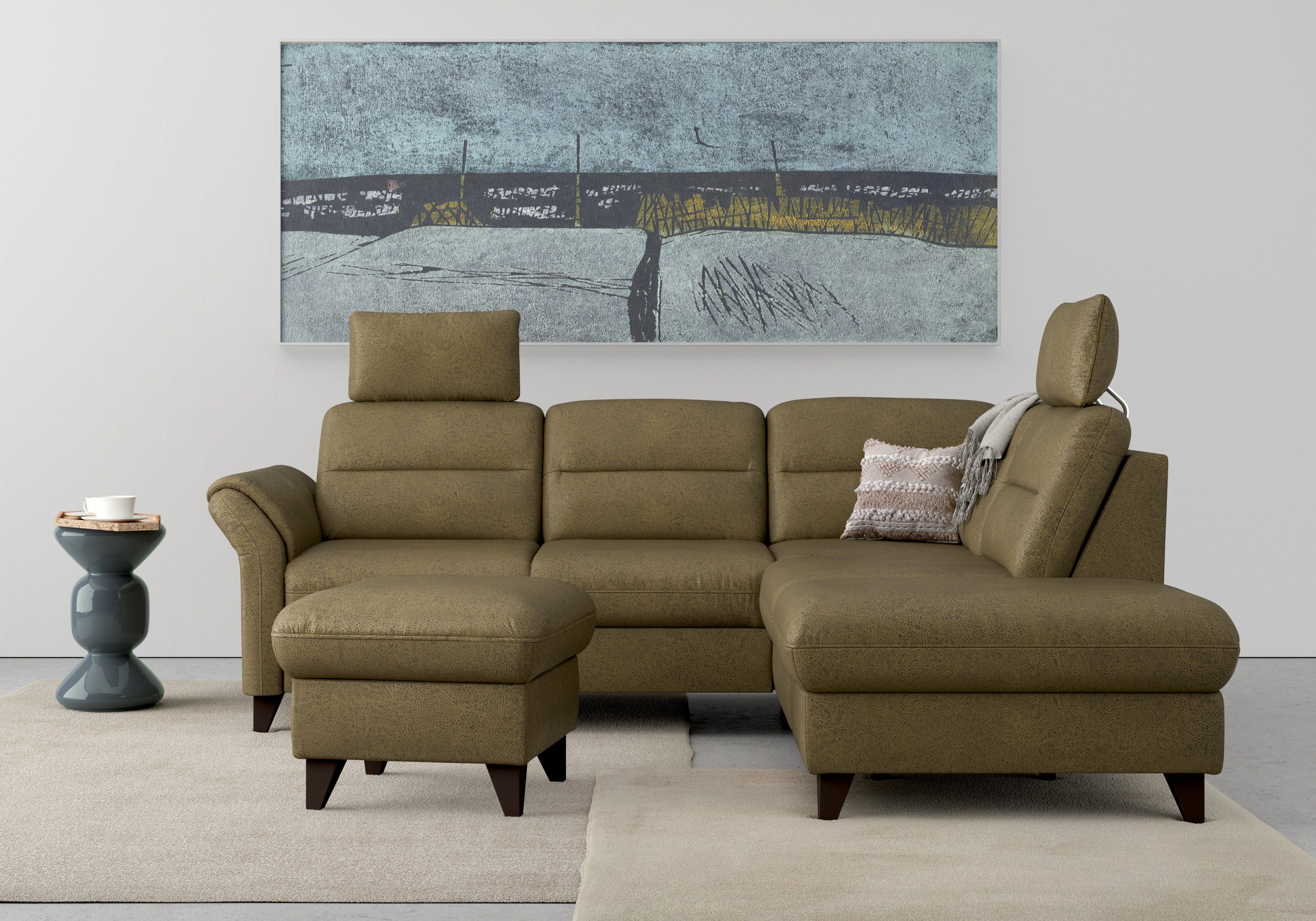 Sitandmore Ecksofa Mellum L Form Federkern Wahlweise Mit Bettfunktion