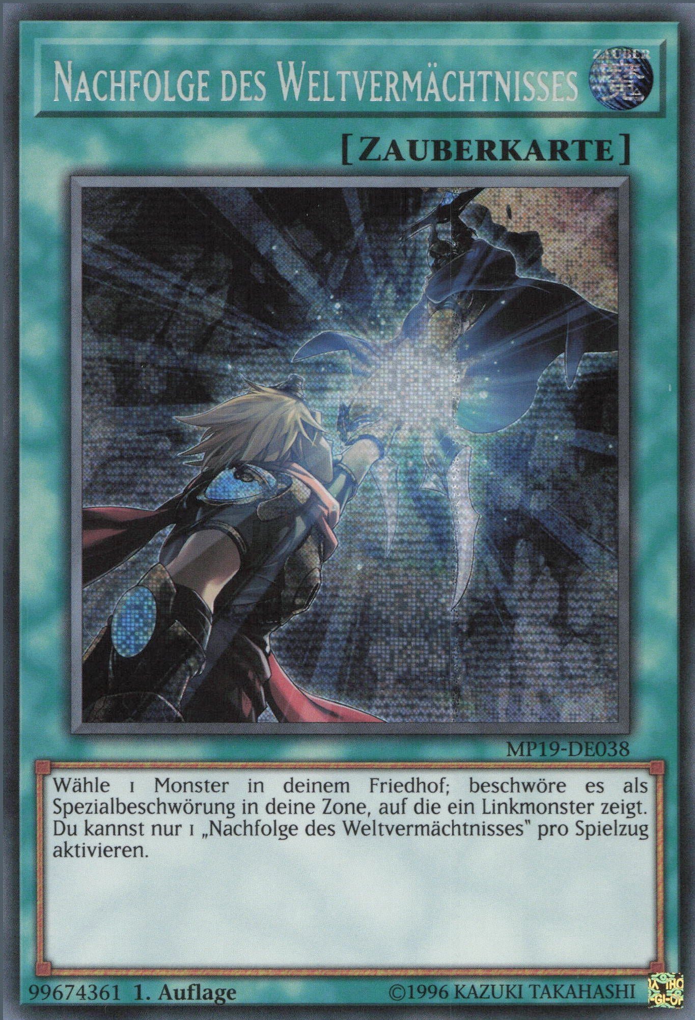 Recollectibles Sammelkarte Yugioh Karte Nachfolge Des