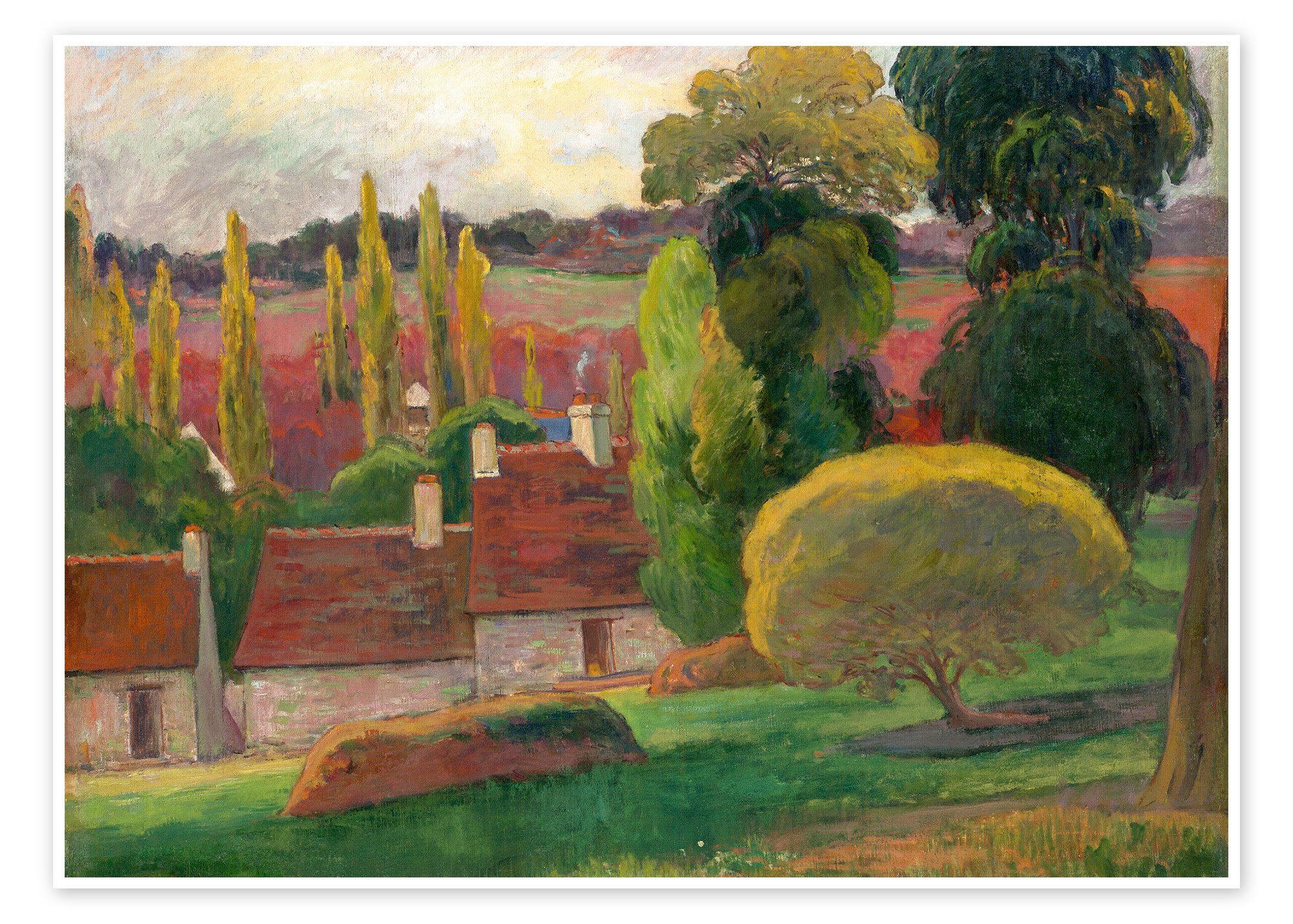 Posterlounge Poster Paul Gauguin David Mühle In Pont Aven Malerei