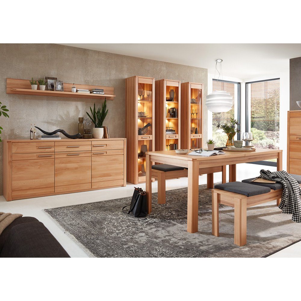 Lomadox Esszimmer Set Newton 36 Spar Set 8 St Front Kernbuche
