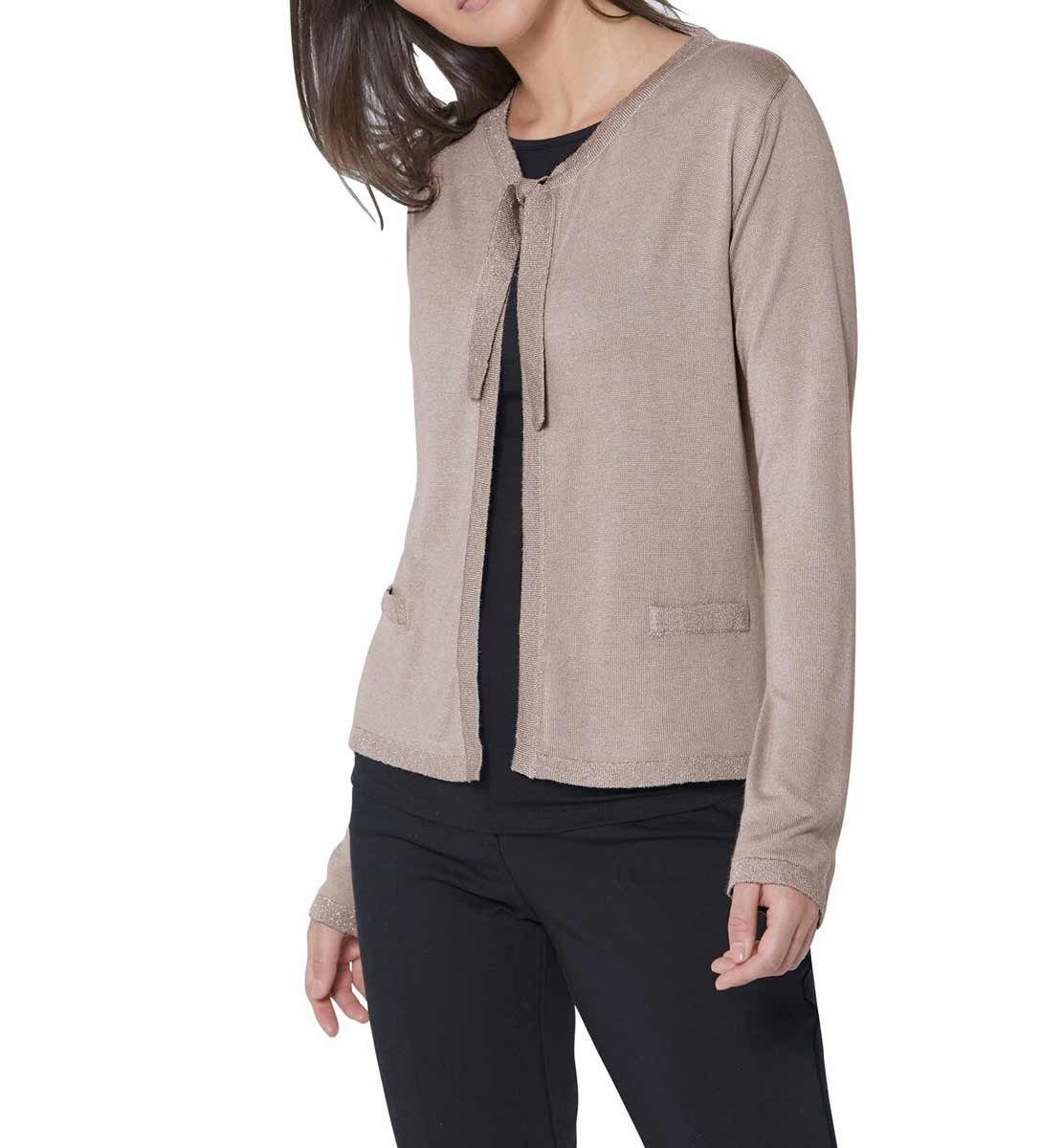 Creation L Strickjacke Création L Premium Damen Luxus Strickjacke Mit