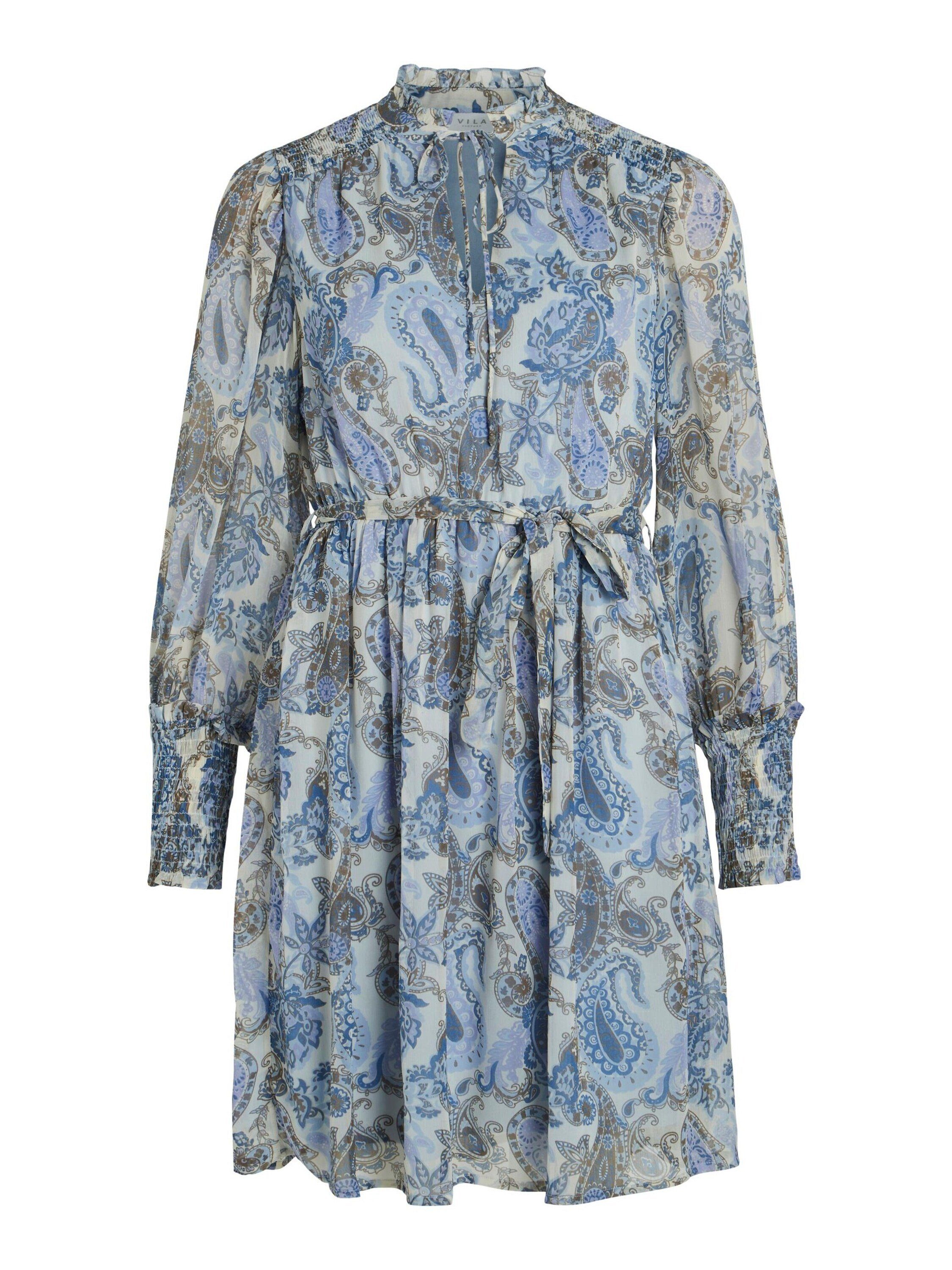 Vila Minikleid Aveline 1 Tlg Drapiertgerafft Cut Outs Rüschen