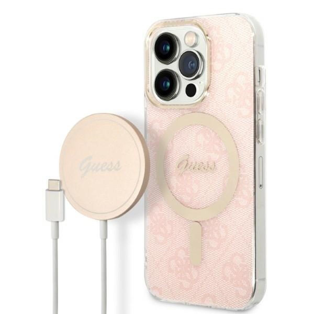 Guess Handyhülle GUESS Schutzhülle für Apple iPhone 14 Pro Hard Case 4G ...