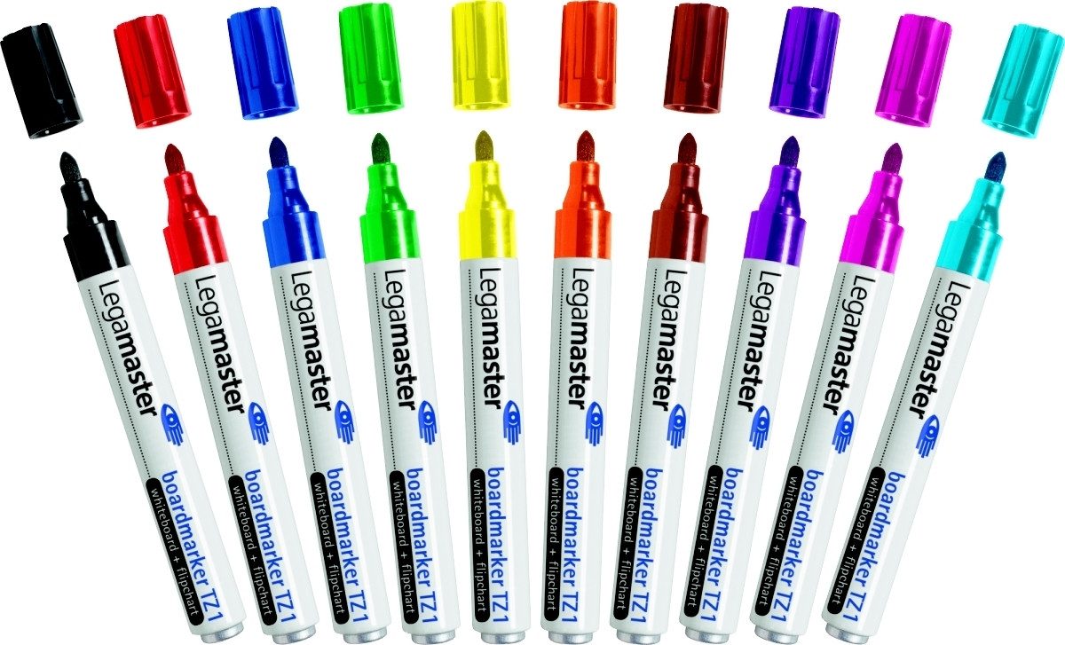 LEGAMASTER Whiteboard Marker Boardmarker TZ 1 10er Set sortiert