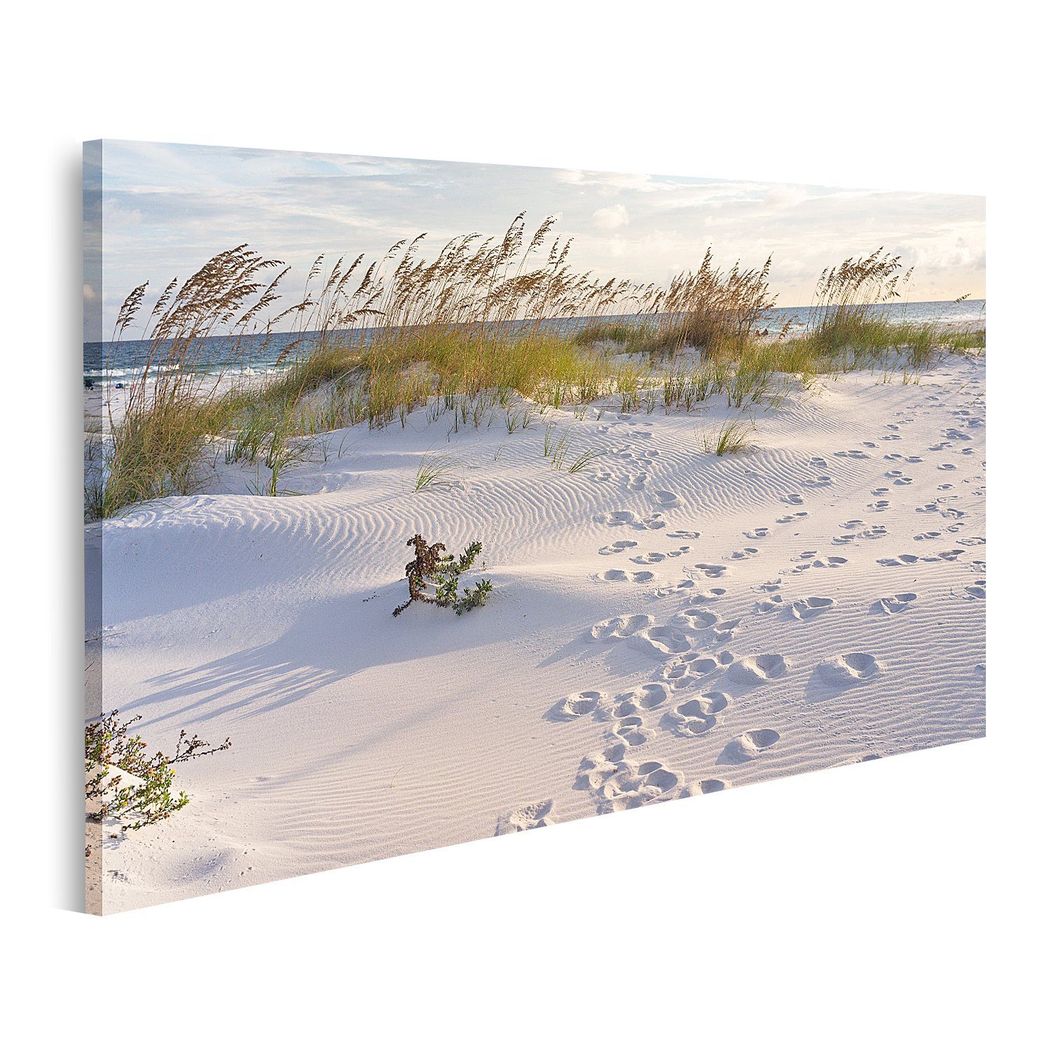 islandburner Leinwandbild Bild auf Leinwand Sonnenuntergang am Strand von Pensacola in Florida F