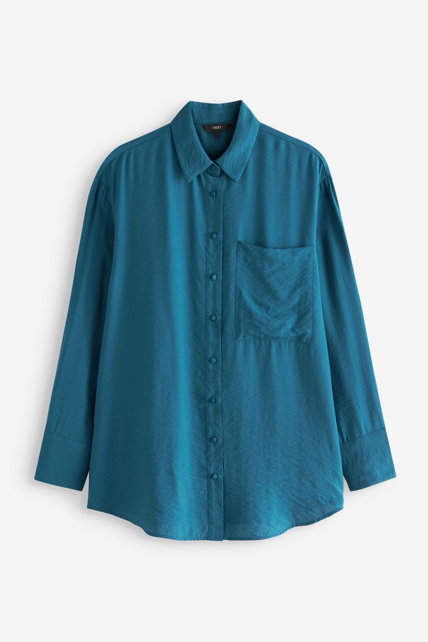 Next Satinbluse Langes Shirt Im Utility Look 1 Tlg