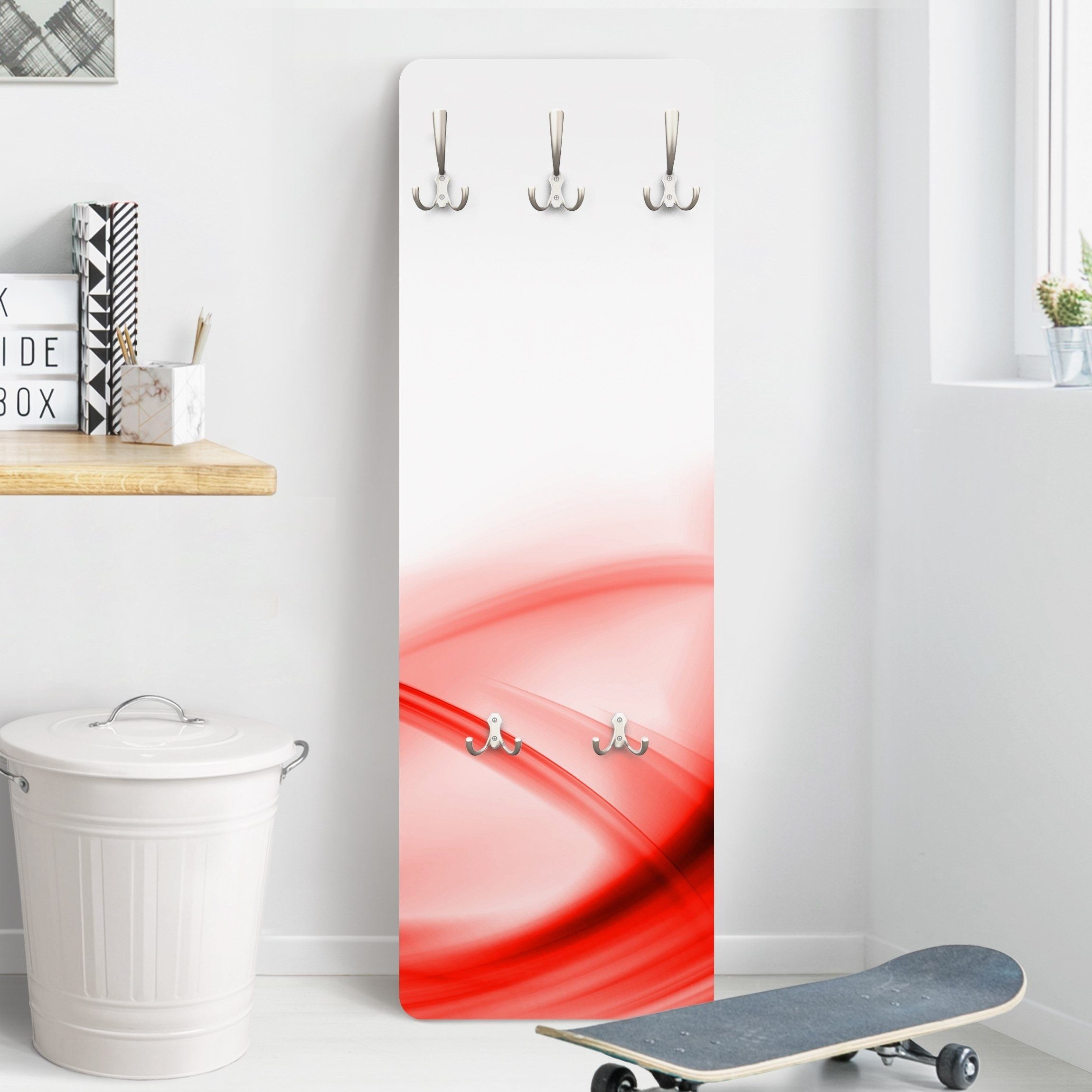 Bilderdepot24 Garderobenpaneel Design Abstrakt Red Composition Moderne