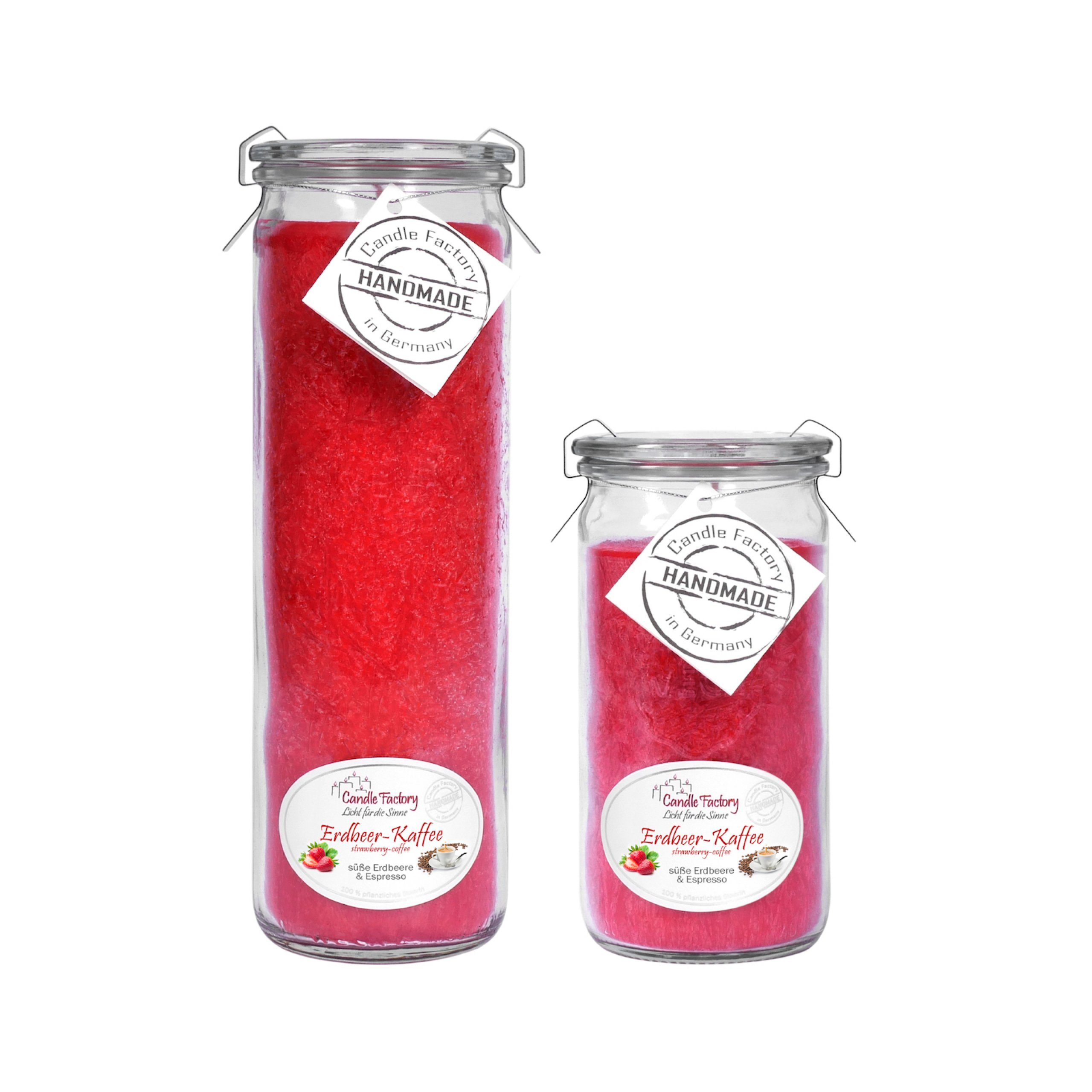 Candle Factory Duftkerze Candle Factory Kerzen Set Erdbeer Kaffee Big