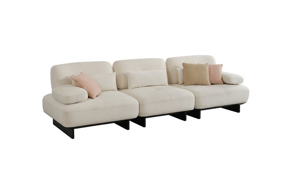 Jvmoebel Wohnzimmer Set Weiße Polster Wohnzimmer Garnitur 2x Sofas