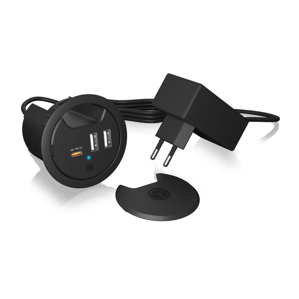 Raidsonic ICY BOX IB-HUB1407 USB Tischladegerät Universal-Ladegerät ...