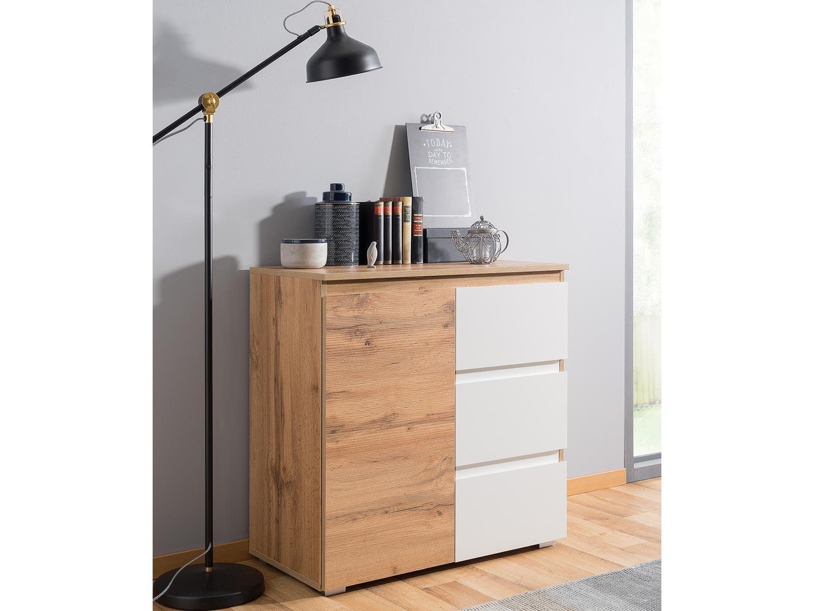 Möbelando Kommode Ravenna Moderne Kommode Aus Melaminharzbeschichteter