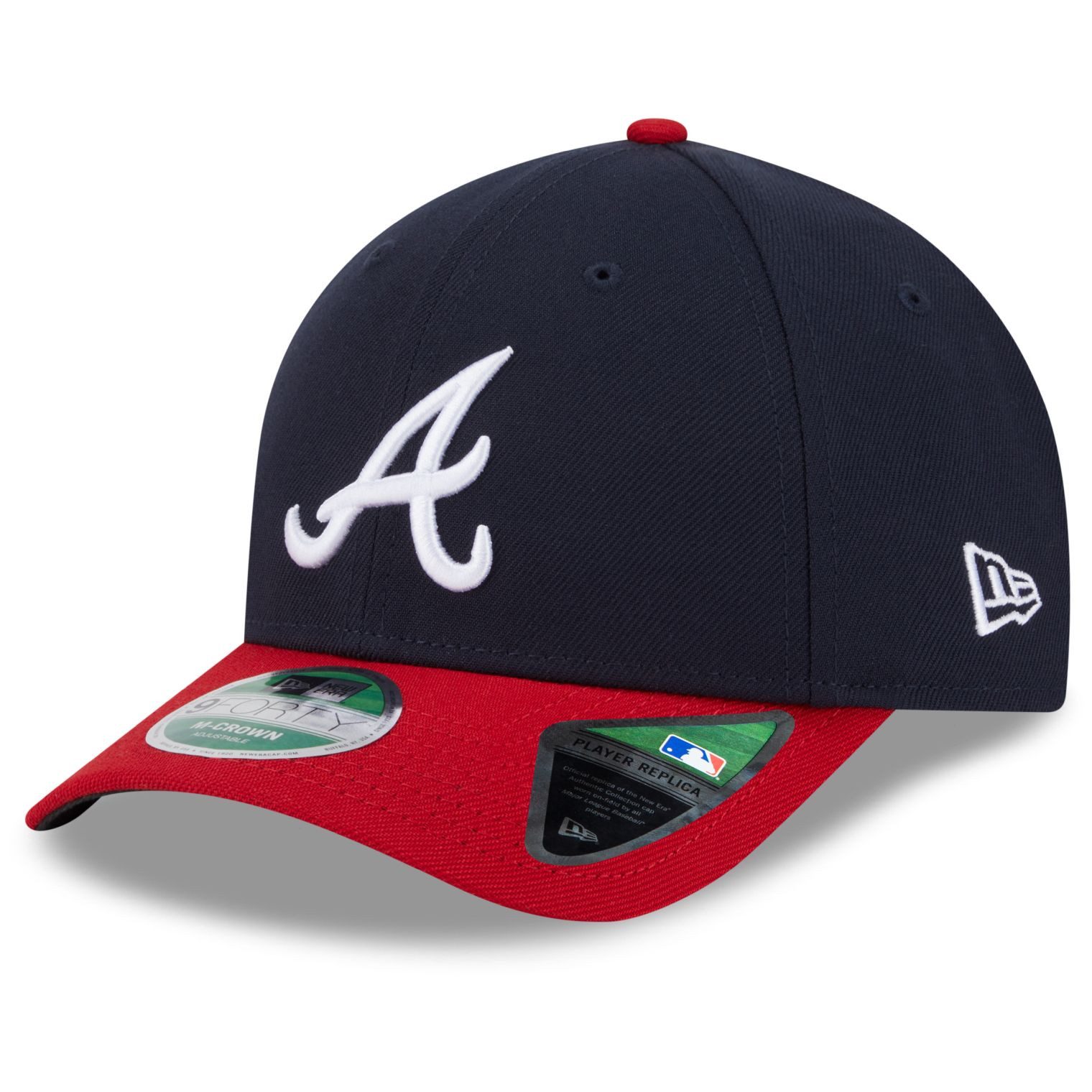 New Era Snapback Cap 9Forty MCrow AUTHENTIC Atlanta Braves