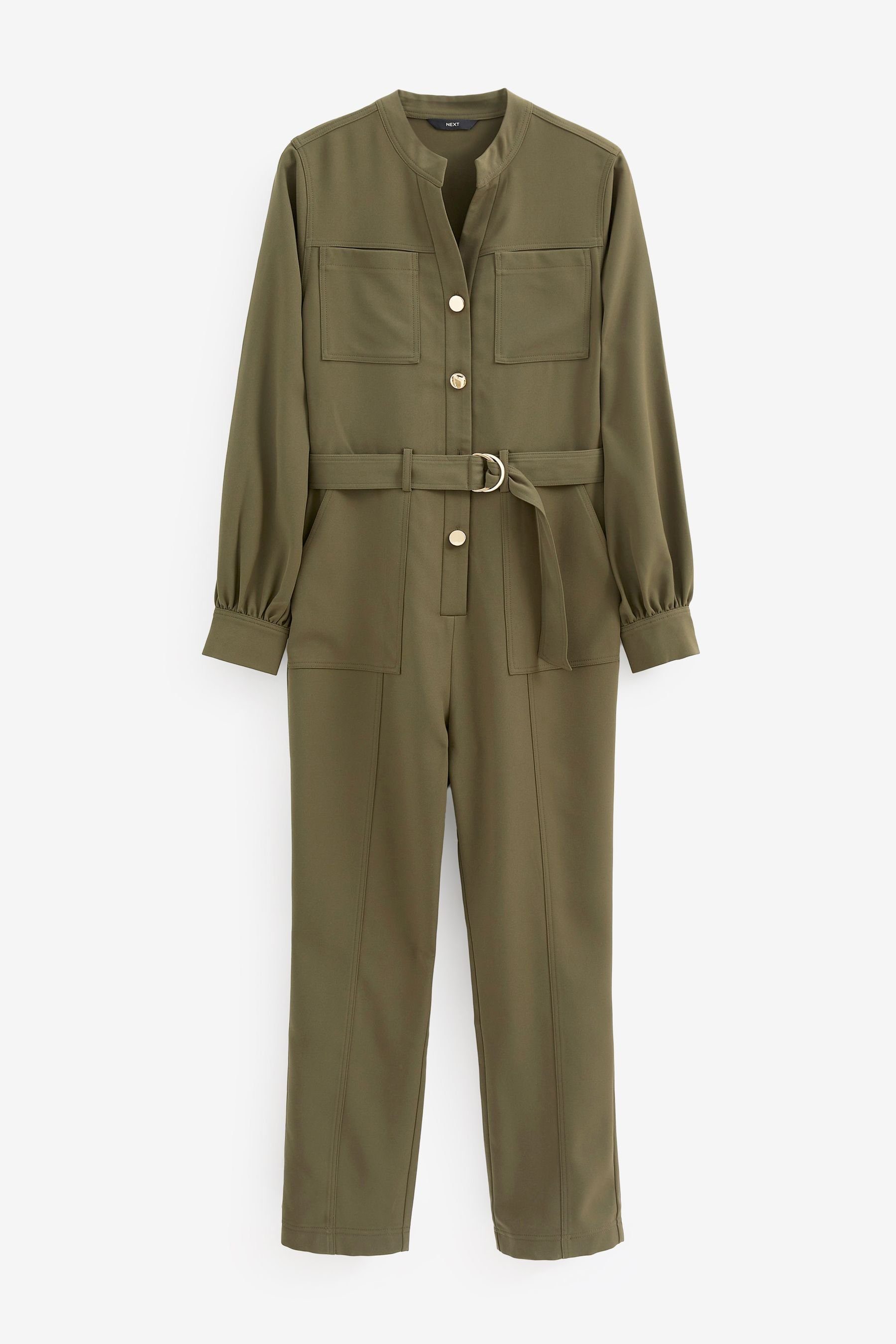 Next Jumpsuit Overall Mit Gürtel Im Utility Stil 1 Tlg Mode Und