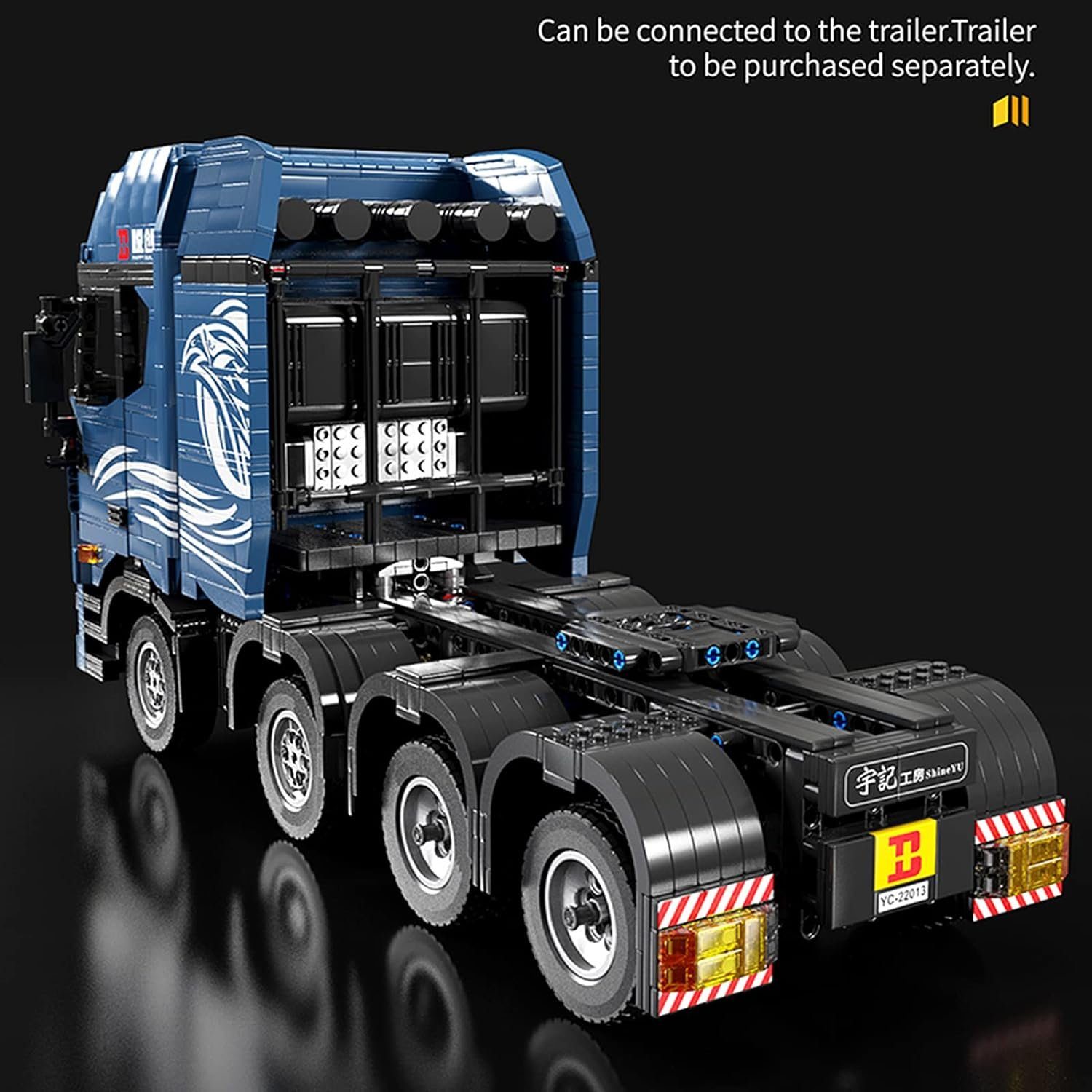 Happy Build HAPPY BUILD 22013 LKW Schlepper 4 Achser Klemmbausteine ...