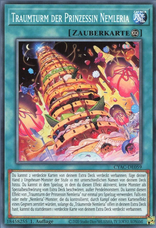 Recollectibles Sammelkarte Yugioh Karte Traumturm Der Prinzessin