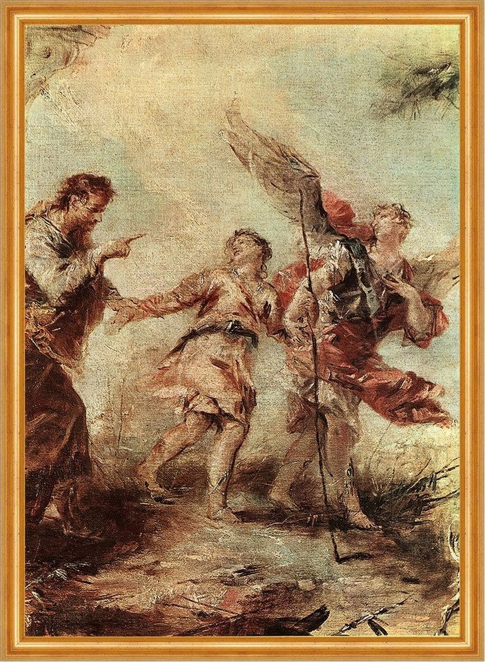 Kunstdruck Die Abreise des Tobias, Teilansicht Francesco Guardi Sankt ... Kunstdruck Die Abreise des Tobias, Teilansicht Francesco Guardi Sankt ...