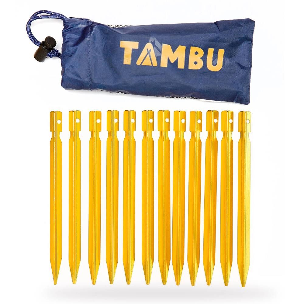 Tambu Kuppelzelt Tambu HERING-SET 15mm Alu, 12 Stück, Igluzelt